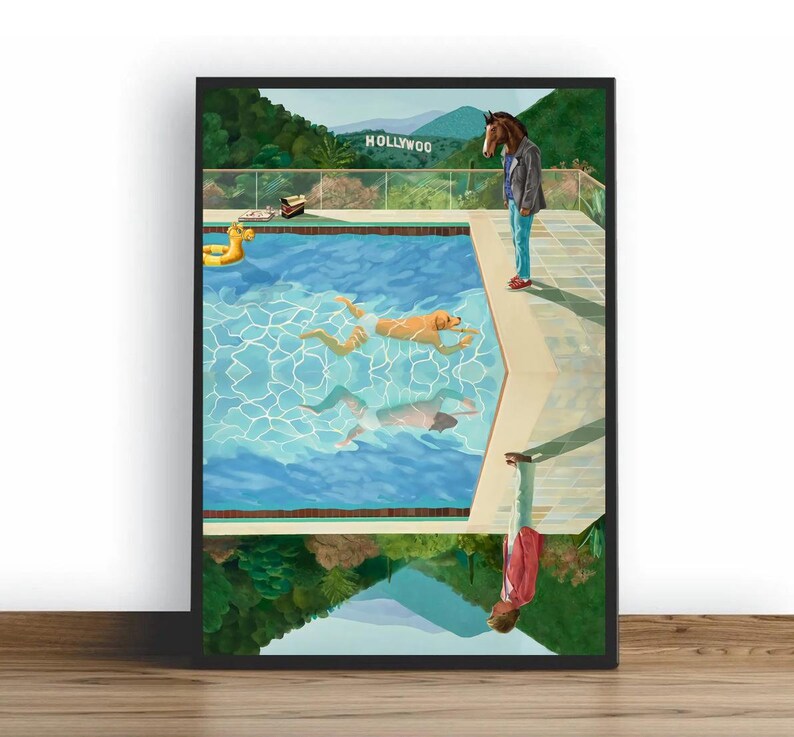 Bojack Horseman Movie Poster HD Wall Art Canvas Painting for - Etsy
