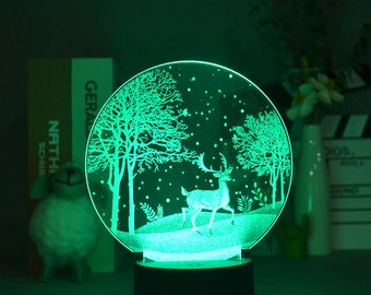 Deer Led Light | Etsy