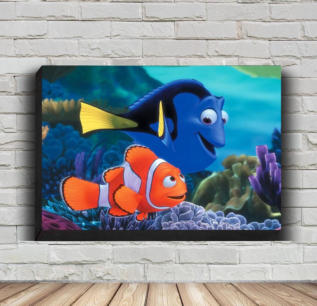 Finding Nemo Movie Poster, HD Wall Art Canvas Painting for Home Decor ...