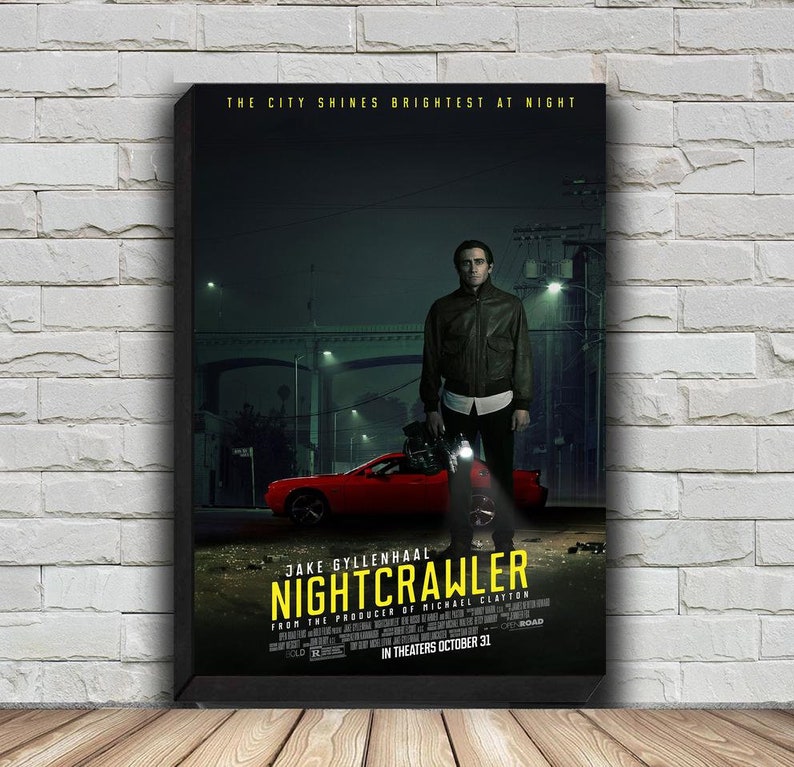 Nightcrawler Movie Poster, HD Wall Art Canvas Painting for Home Decor ...