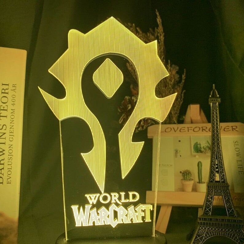 Lighting Home & Living World of Warcraft,WoW,3D Acrylic Night Light ...