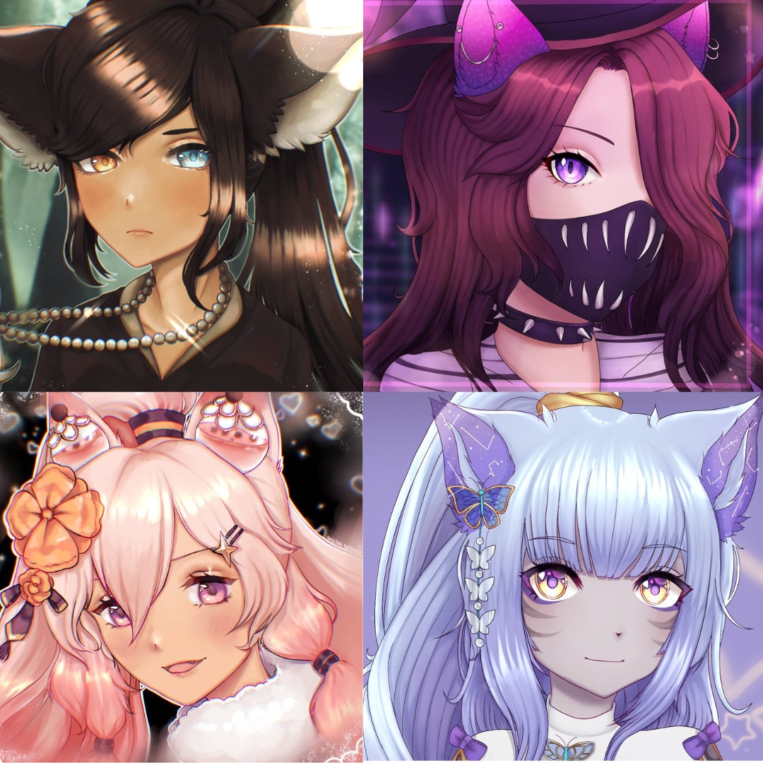 Custom Anime Icon Commissions - Digital Portrait of You or Your ...