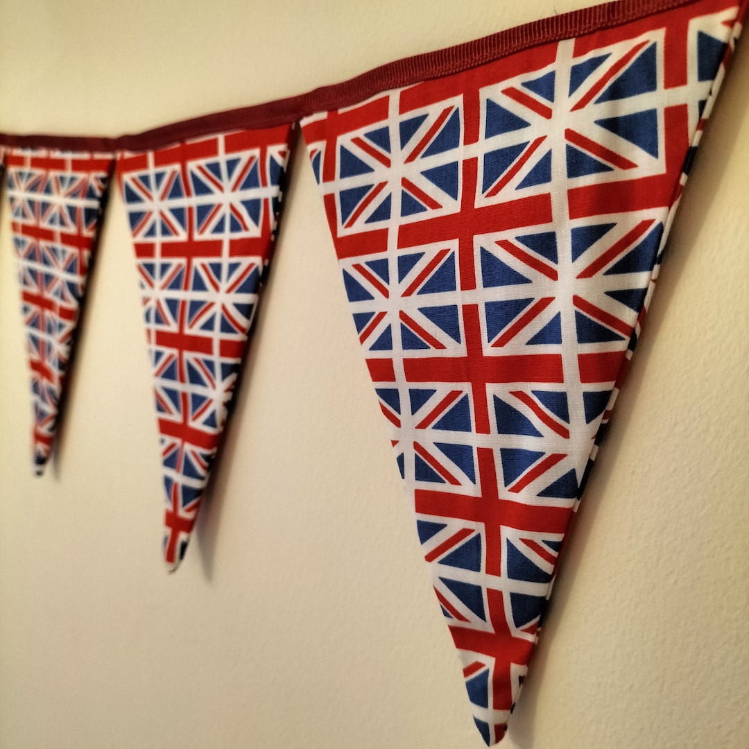 Coronation Bunting/ British Flag Bunting/ Tea Party Bunting/ Union Jack ...