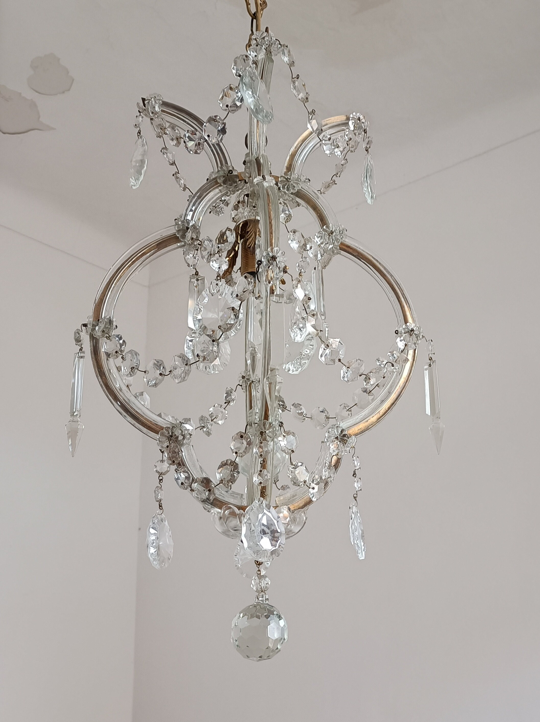 Maria Therese Crystal Lantern Chandelier - Etsy