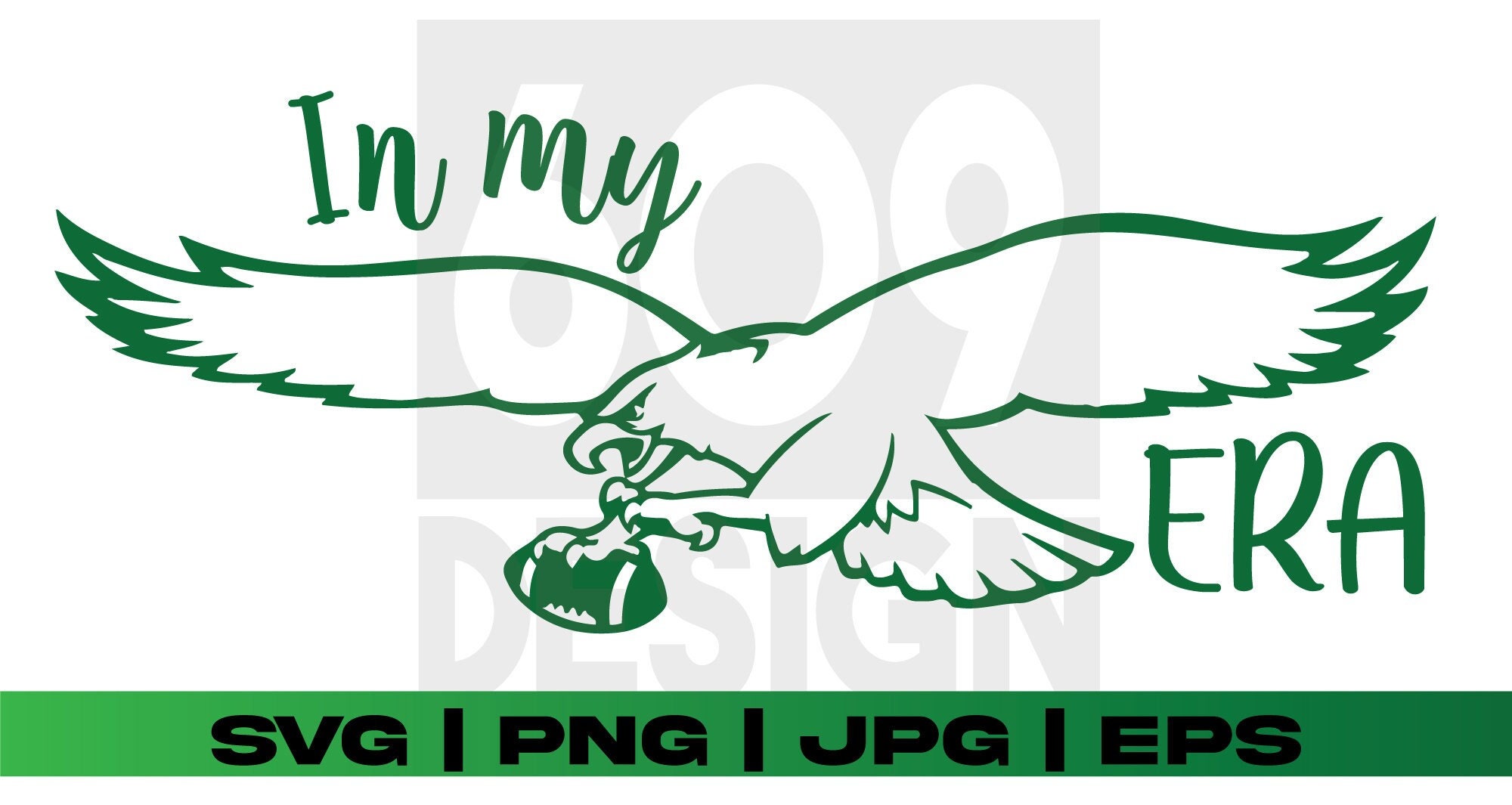 In My Birds Era PNG SVG Digital Download Football Eagles Philly Retro Philadelphia Kelly Green ...