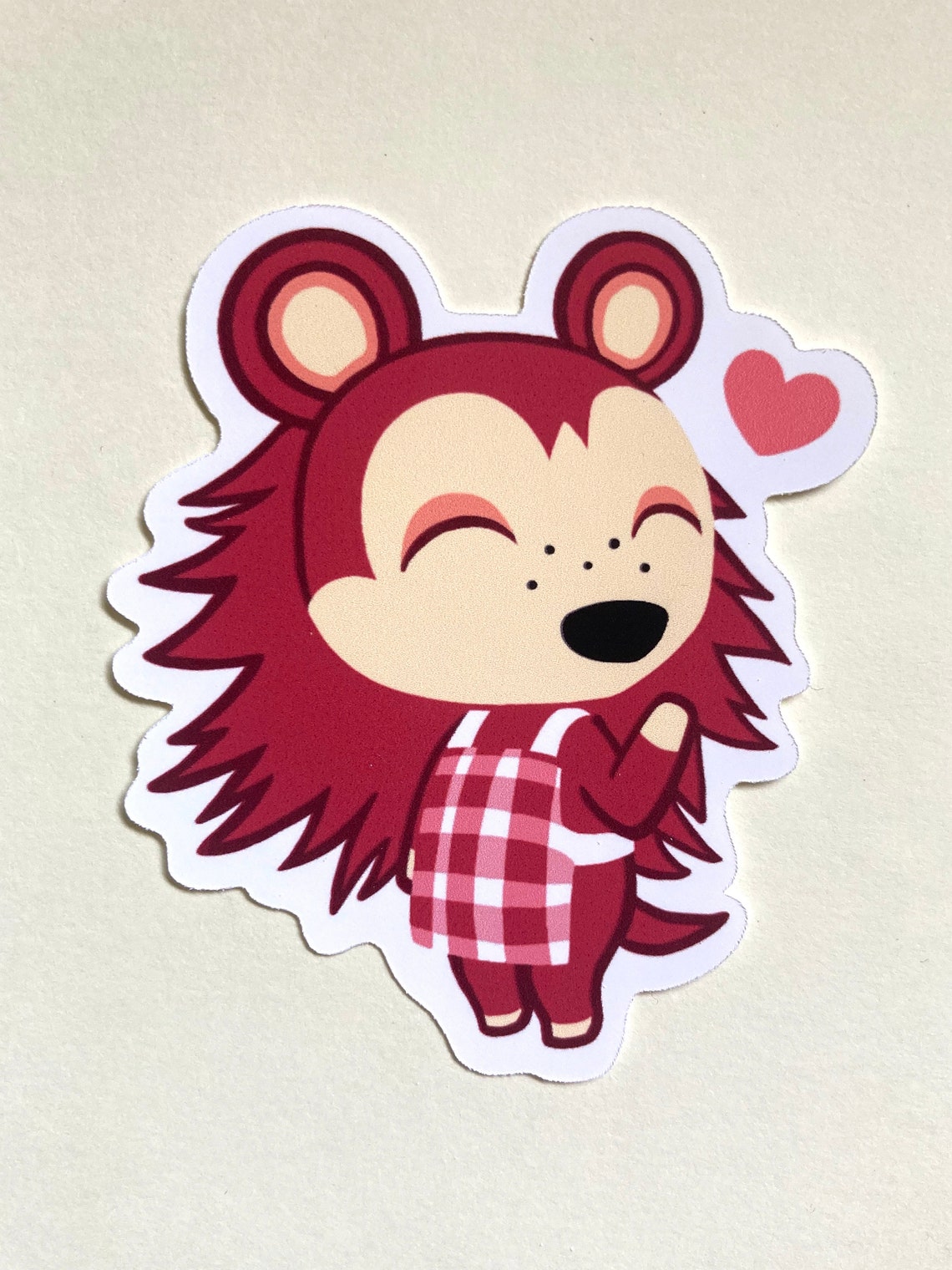 Sable Animal Crossing Waterproof Matte Sticker Laptop Sticker, Decal ...