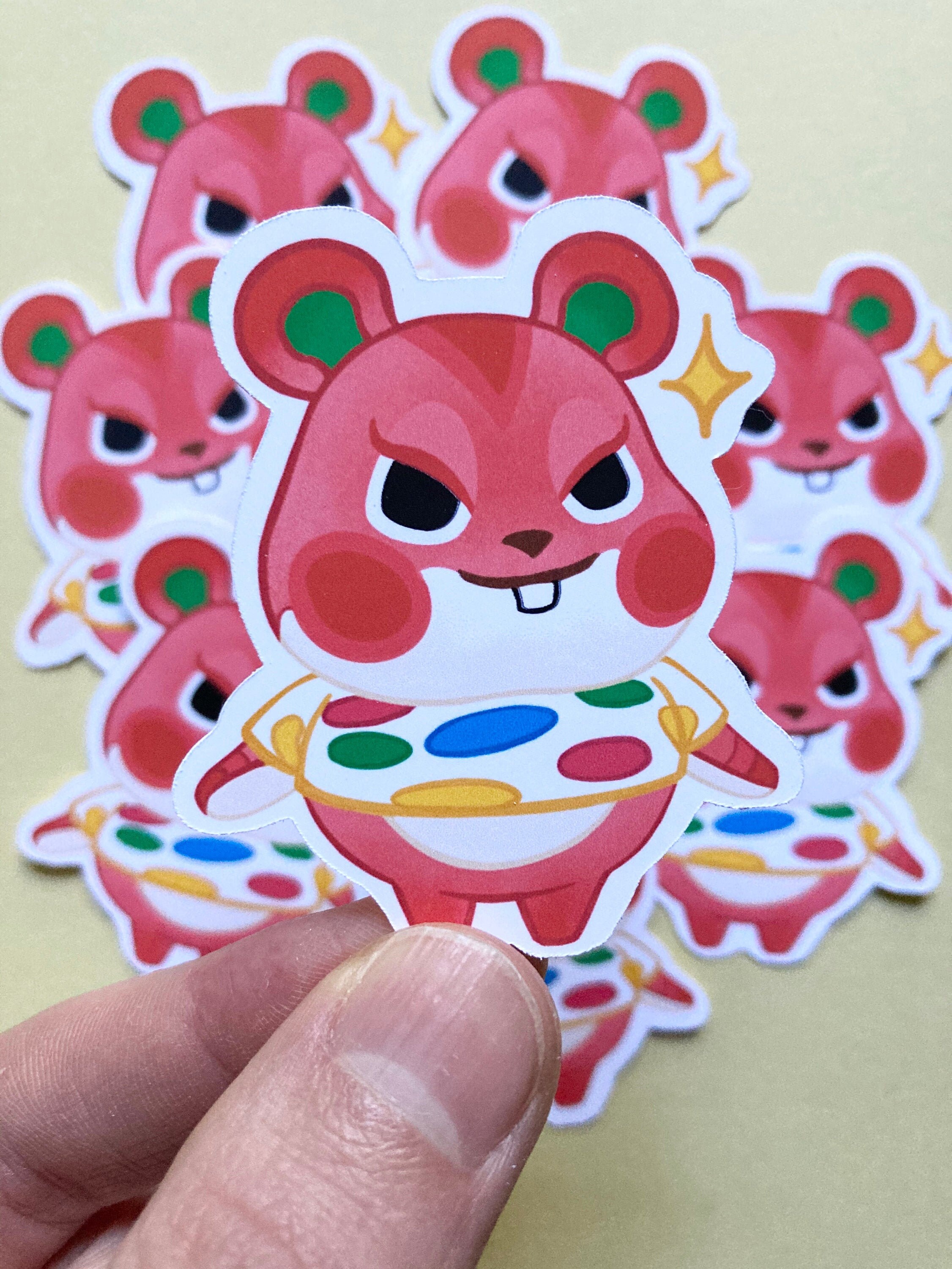 Apple Animal Crossing Waterproof Matte Sticker Laptop - Etsy