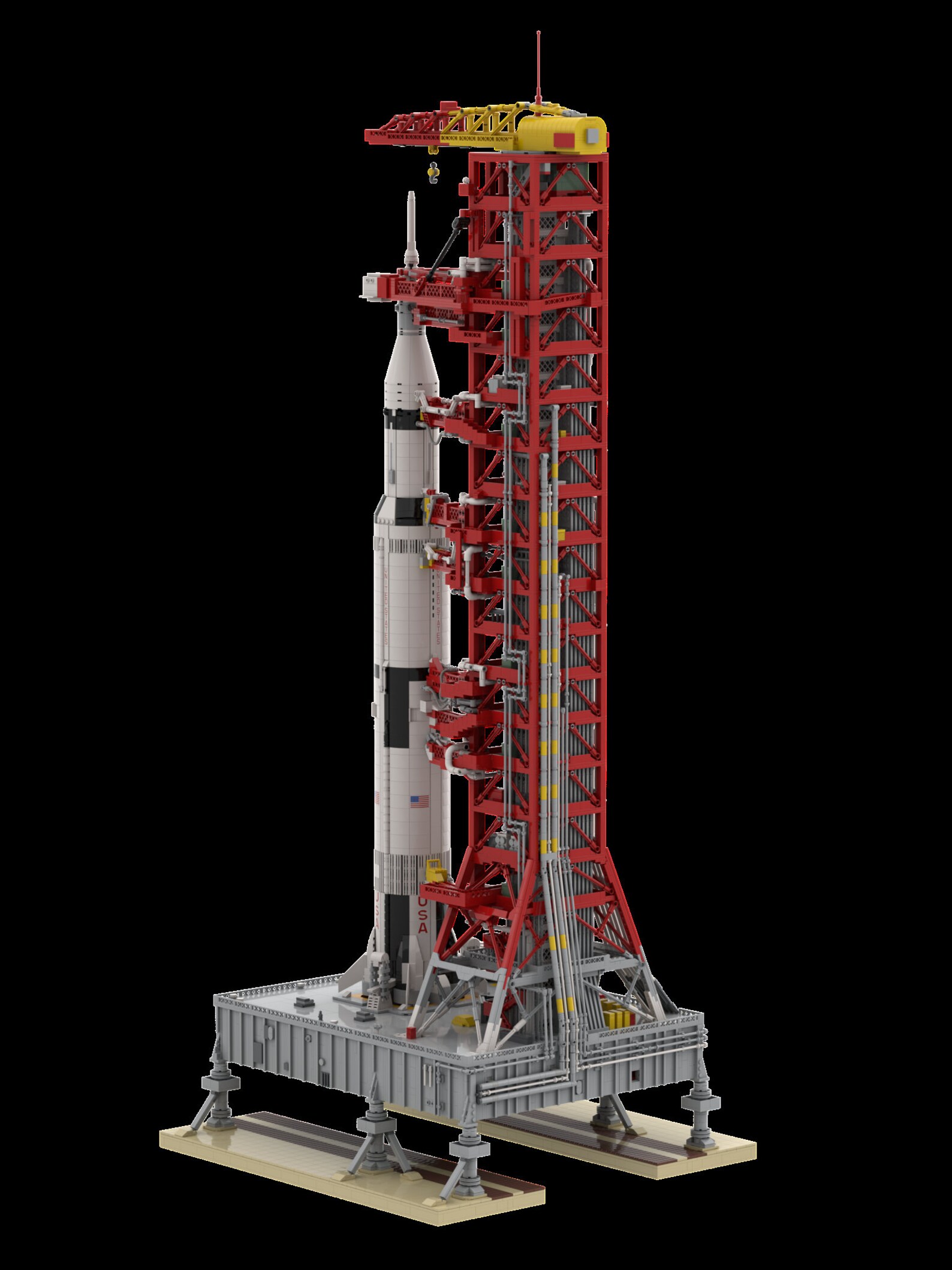 Instructions for Saturn Launch Umbilical Tower MOC (V5.1) Now With ...