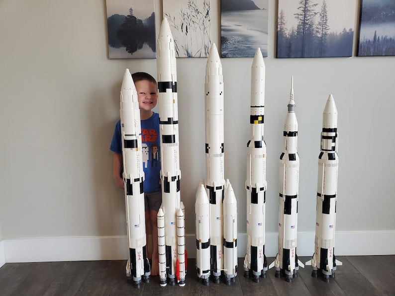 Instructions for Saturn V MLV Series MOC Modifications for - Etsy Australia