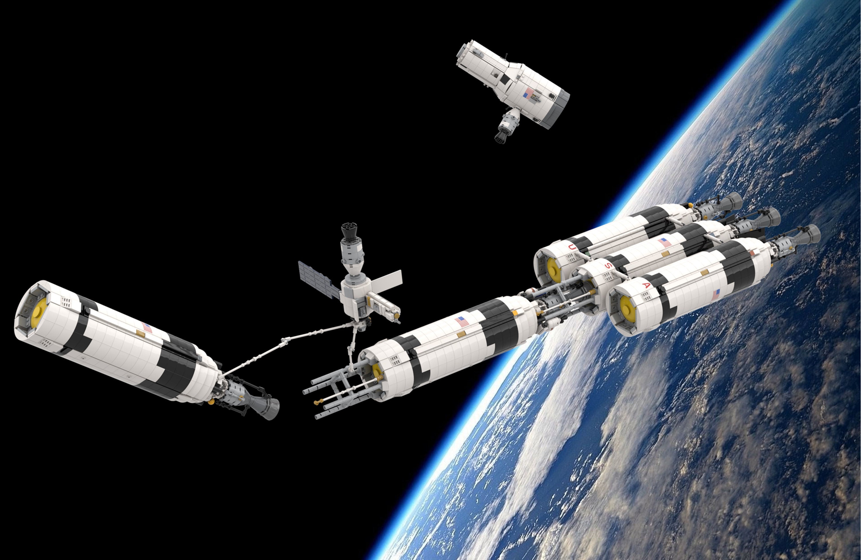 Instructions for Apollo Era NERVA Mars Mission MOC in Two Scales - Etsy