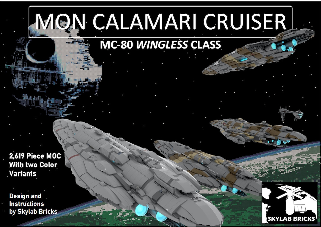 Instructions for Rebel Alliance Mon Calamari MC-80 wingless Class Heavy ...