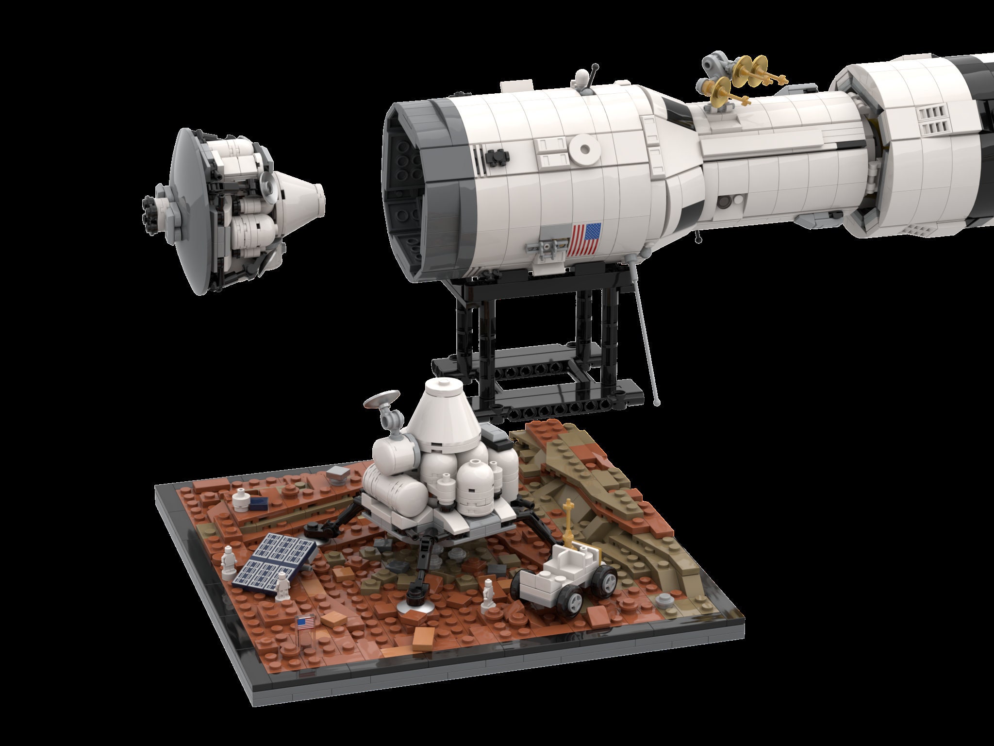 Instructions for Apollo Era NERVA Mars Mission MOC in Two Scales - Etsy