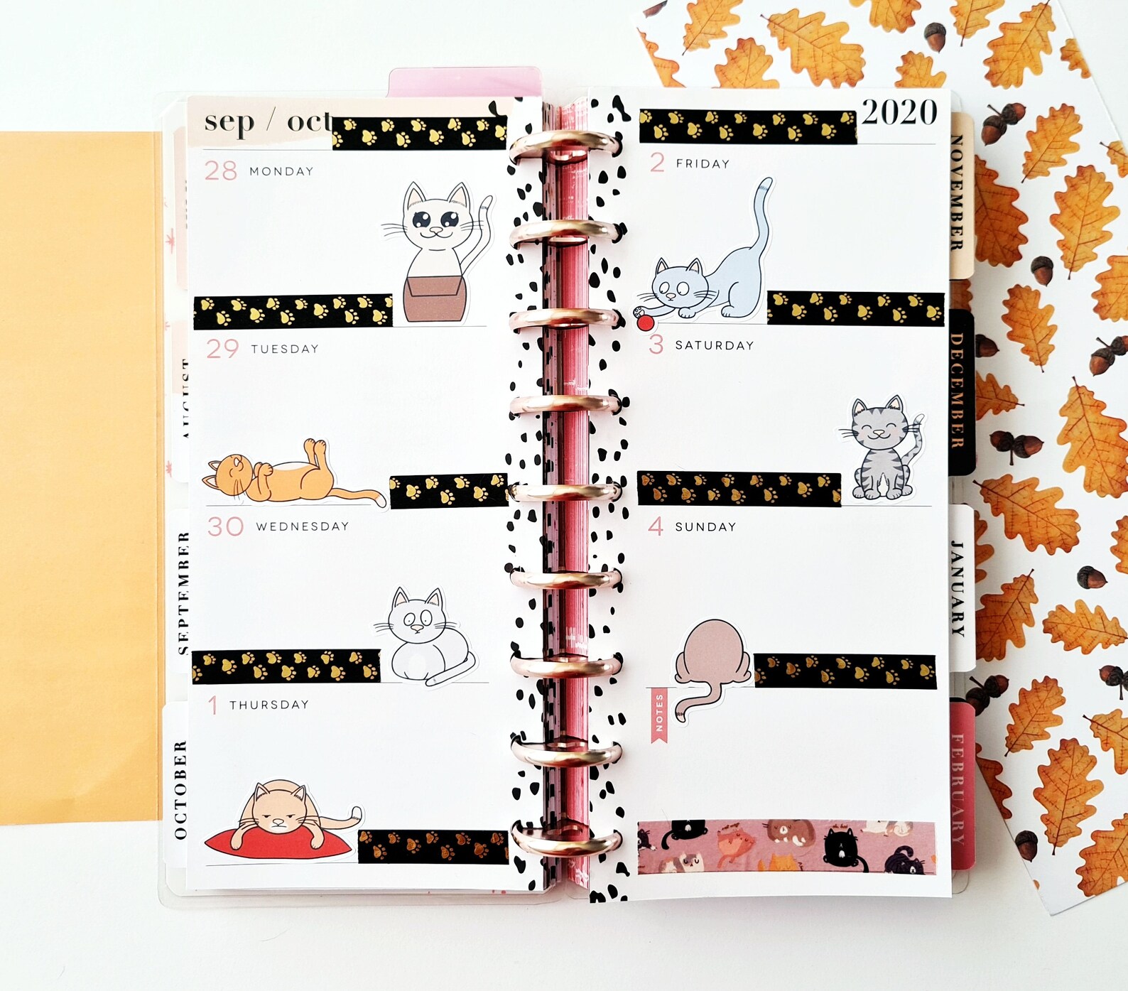 Cute Cat Stickers Cute Stickers Planner Stickers Bullet - Etsy