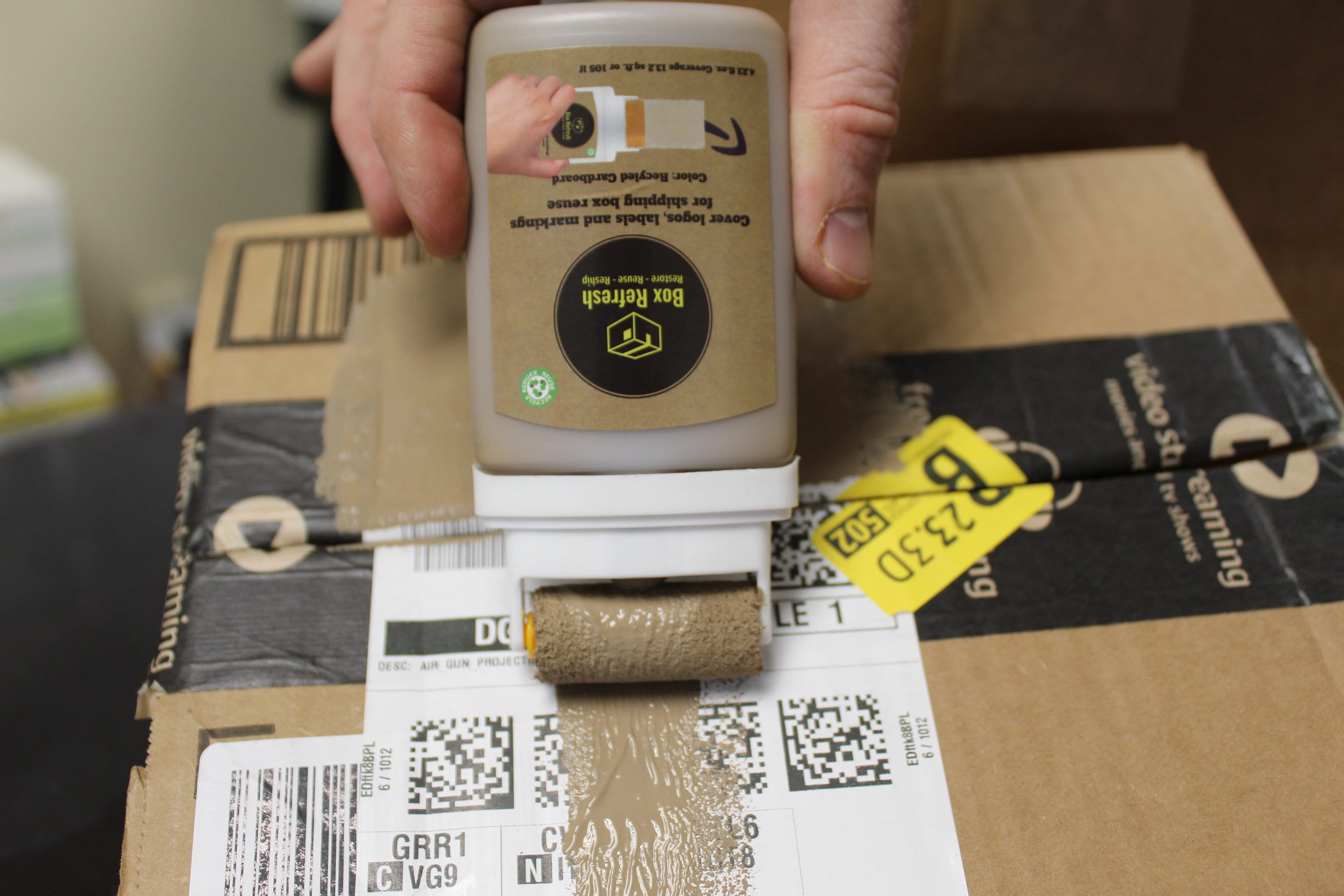 Box Refresh - Cover Logos, Labels, and Markings for Shipping Box Reuse ...