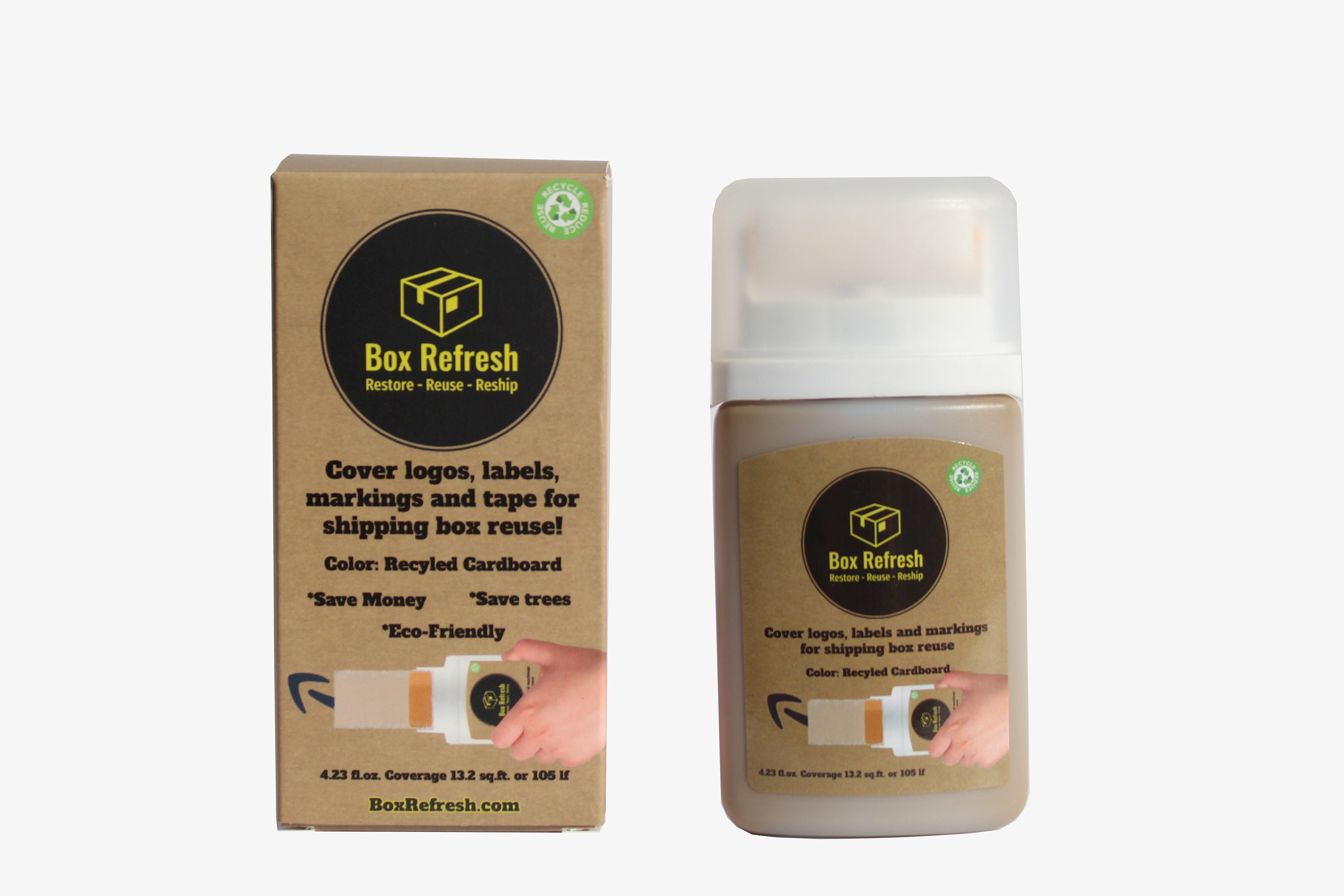 Box Refresh - Cover Logos, Labels, and Markings for Shipping Box Reuse ...