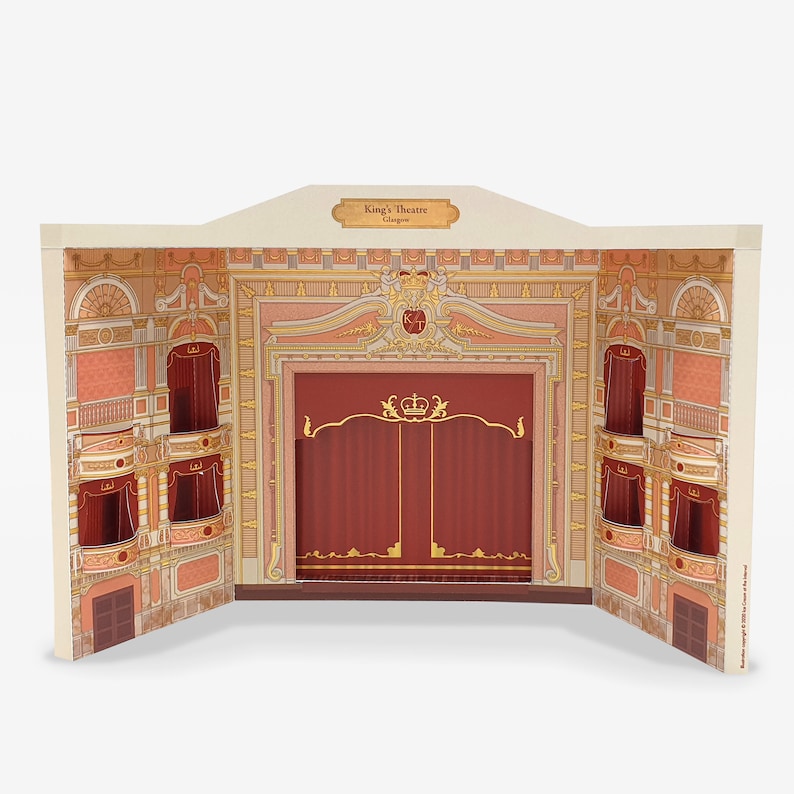 King's Theatre, Glasgow - Cut Out and Build Your Own Miniature Theatre ...