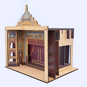 Wooden Slot Together Empire Theatre - Etsy