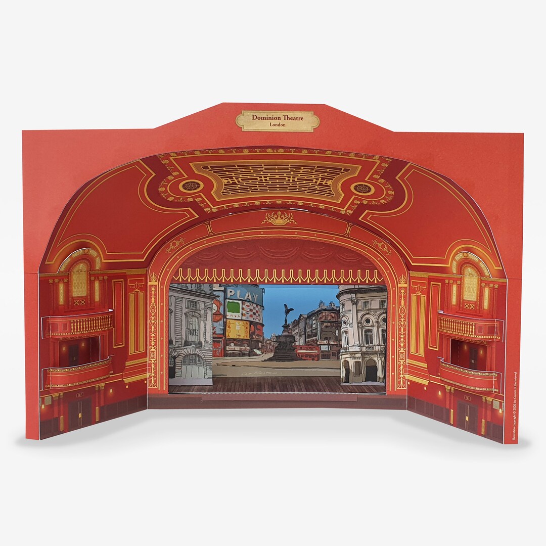 Dominion Theatre, London - Cut Out and Build Your Own Miniature Theatre ...