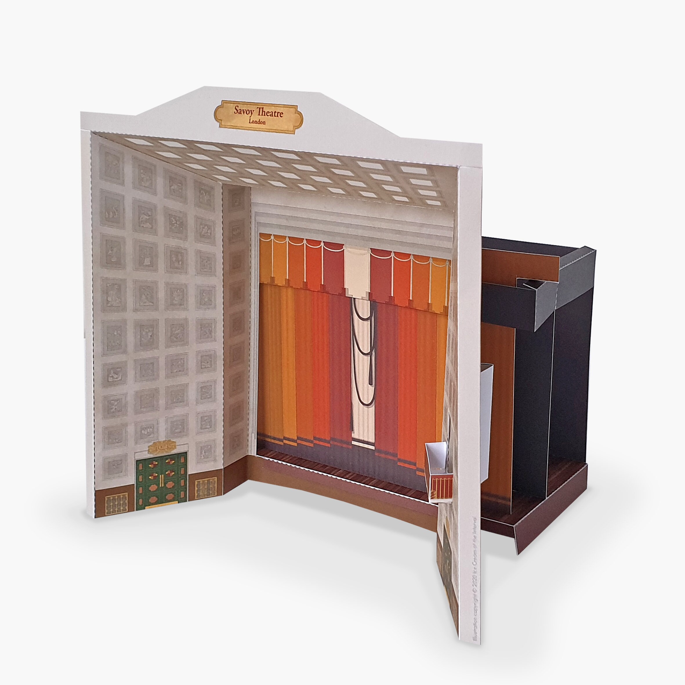 Savoy Theatre, London - Cut Out and Build Your Own Miniature Theatre ...