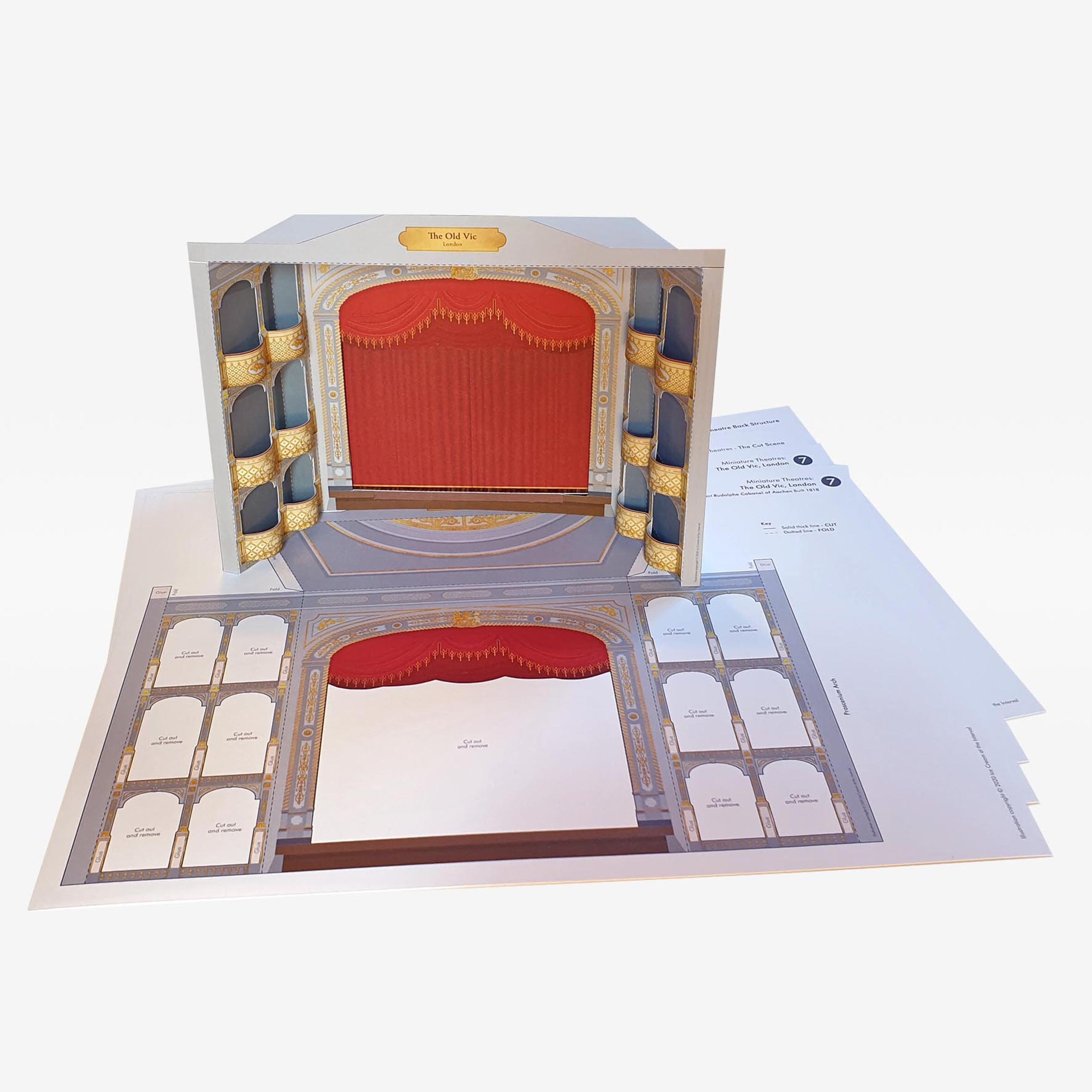 Old Vic Theatre, London - Cut Out and Build Your Own Miniature Theatre ...