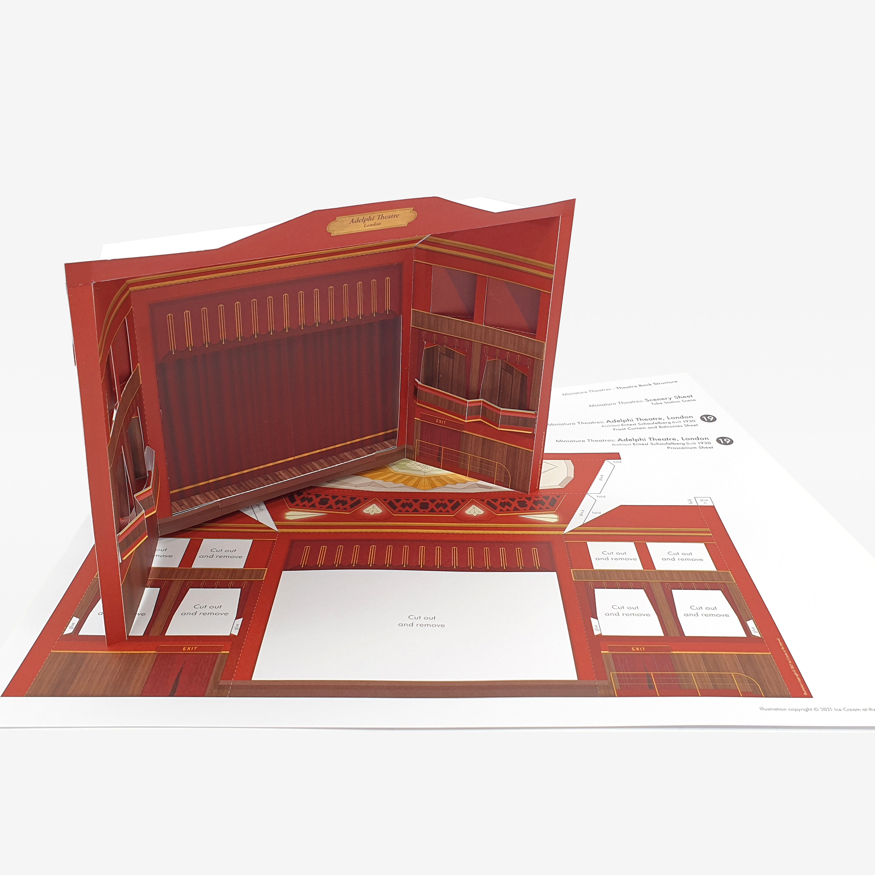 Adelphi Theatre, London - Cut Out and Build Your Own Miniature Theatre ...