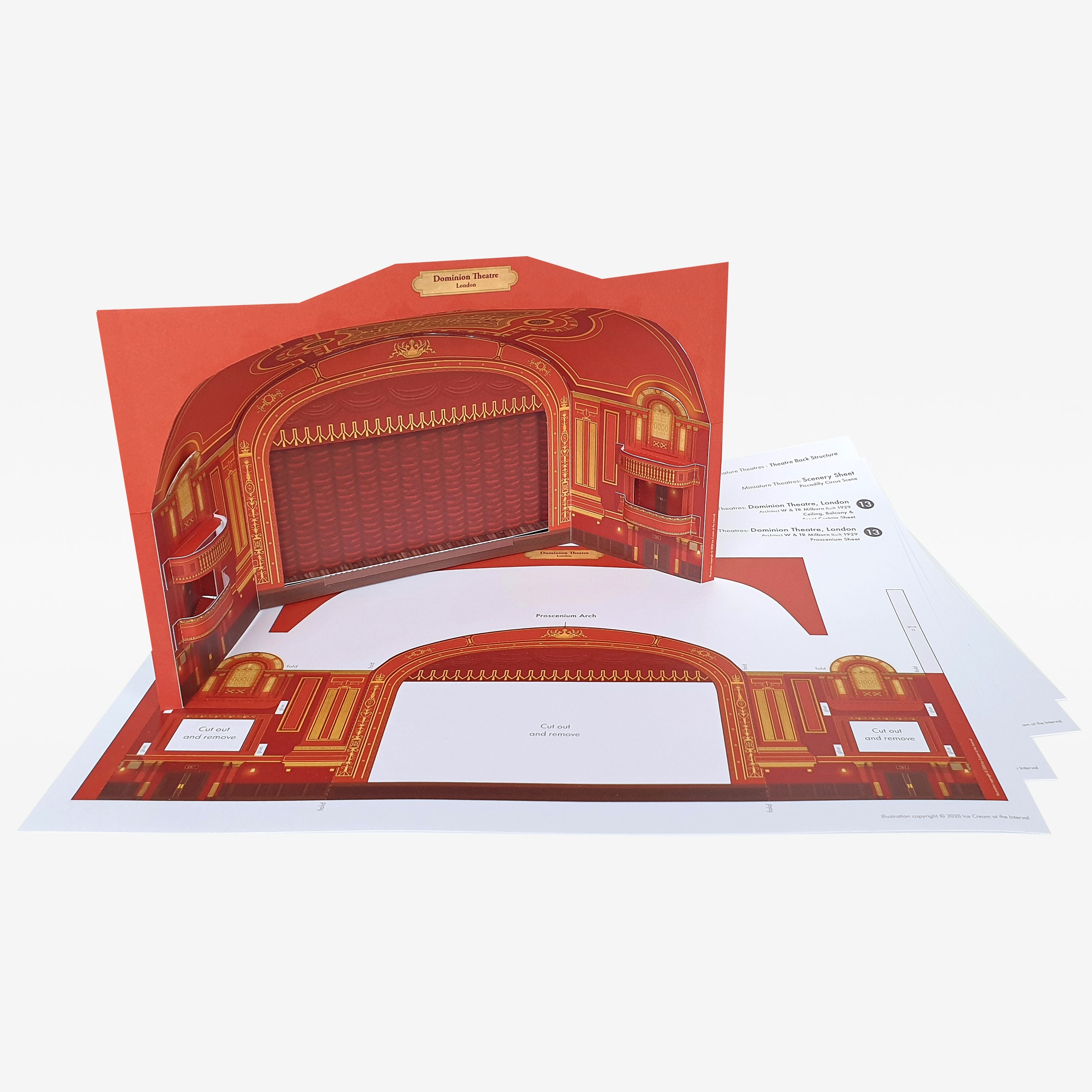 Dominion Theatre, London Cut Out and Build Your Own Miniature Theatre ...