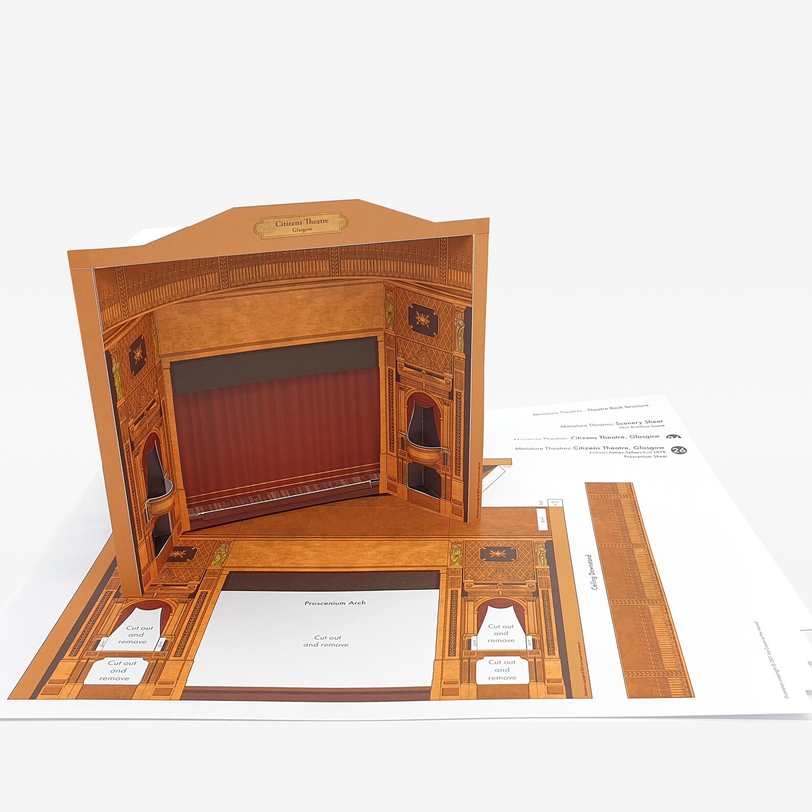 Citizens Theatre, Glasgow - Cut Out and Build Your Own Miniature ...