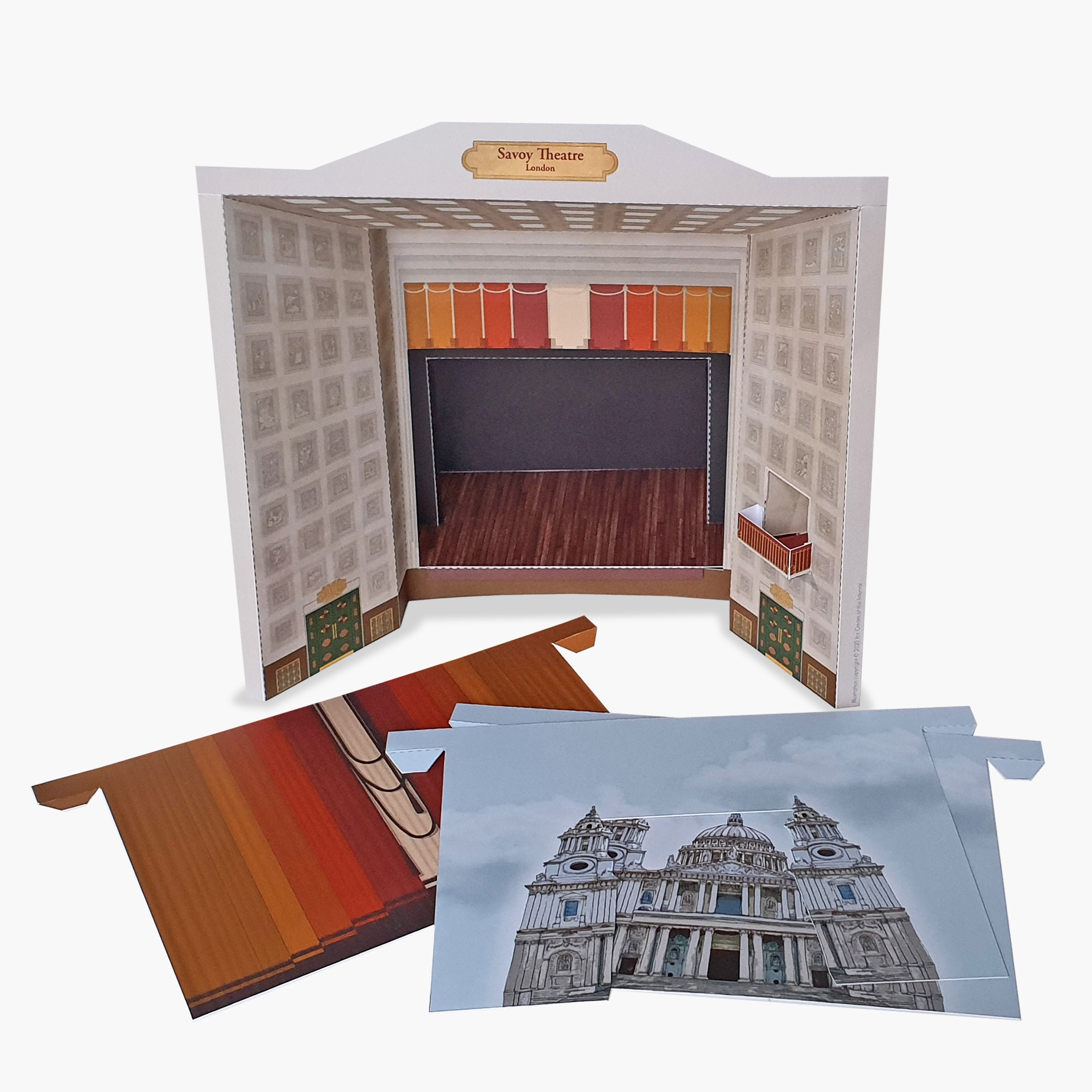 Savoy Theatre, London - Cut Out and Build Your Own Miniature Theatre ...
