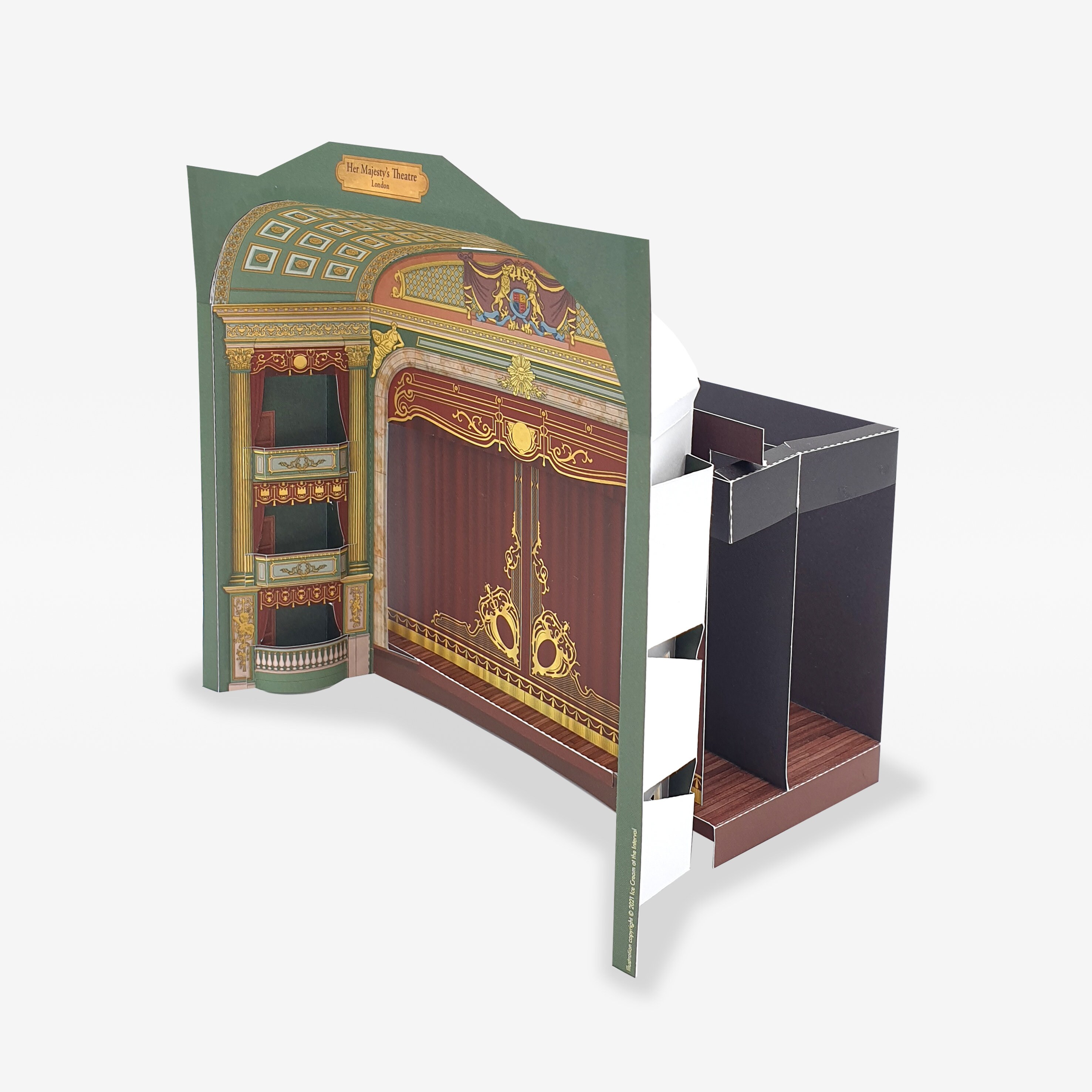 Her Majesty's Theatre, London Cut Out and Build Your Own Miniature ...