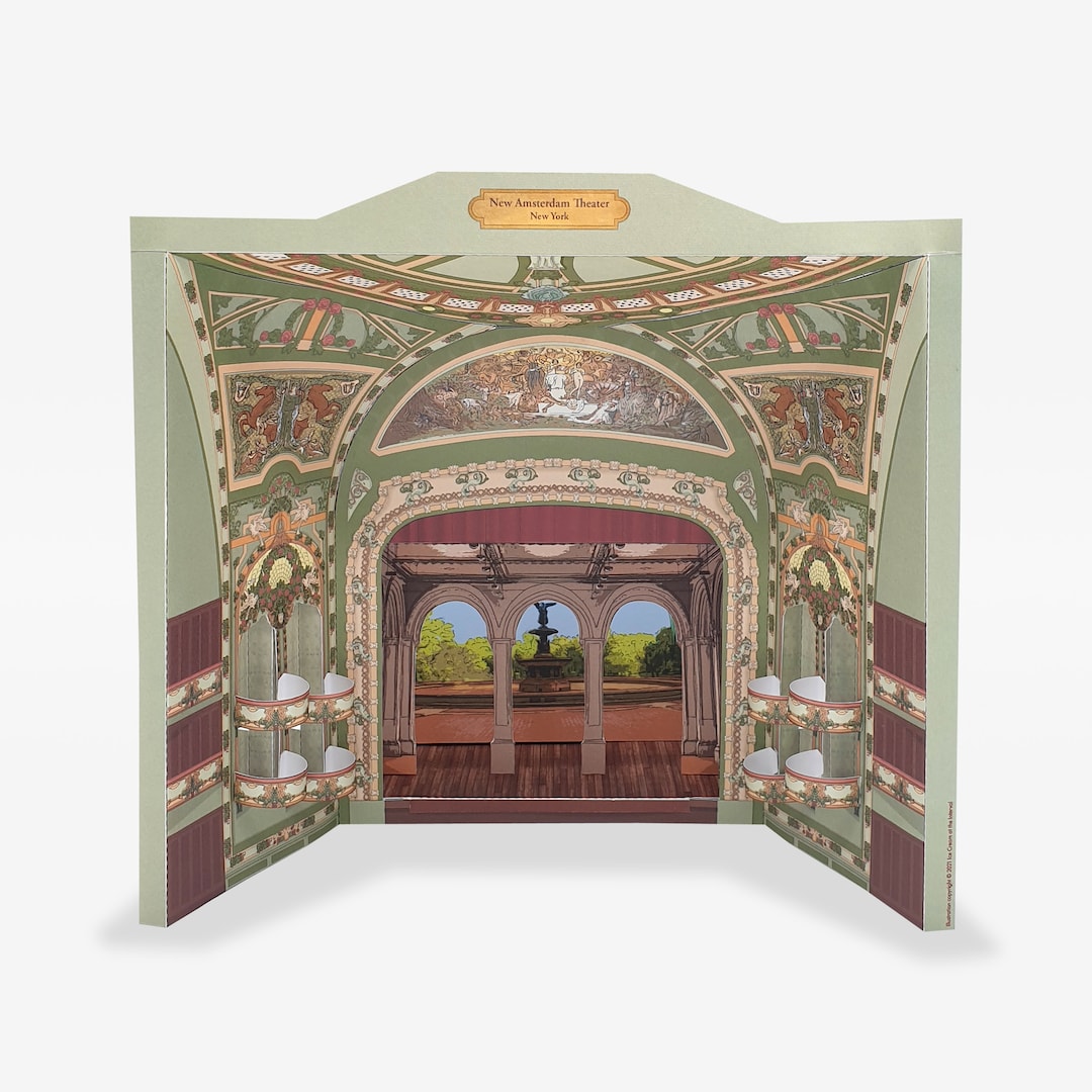 New Amsterdam Theater, New York - Cut Out and Build Your Own Miniature ...