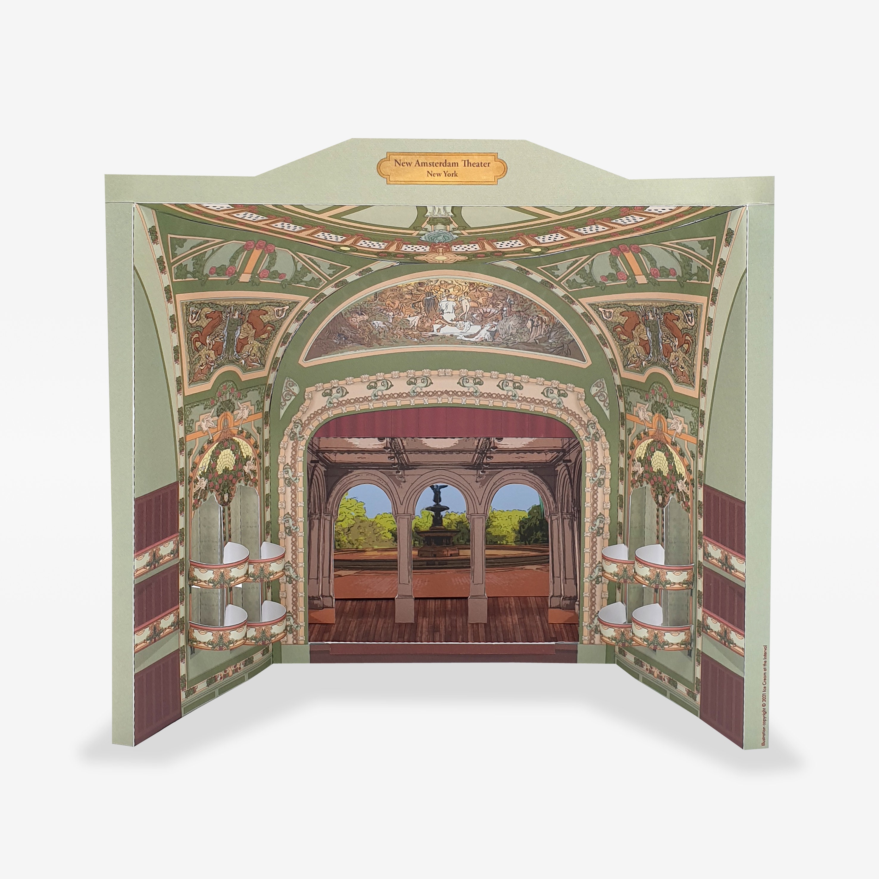 New Amsterdam Theater, New York - Cut Out and Build Your Own Miniature ...