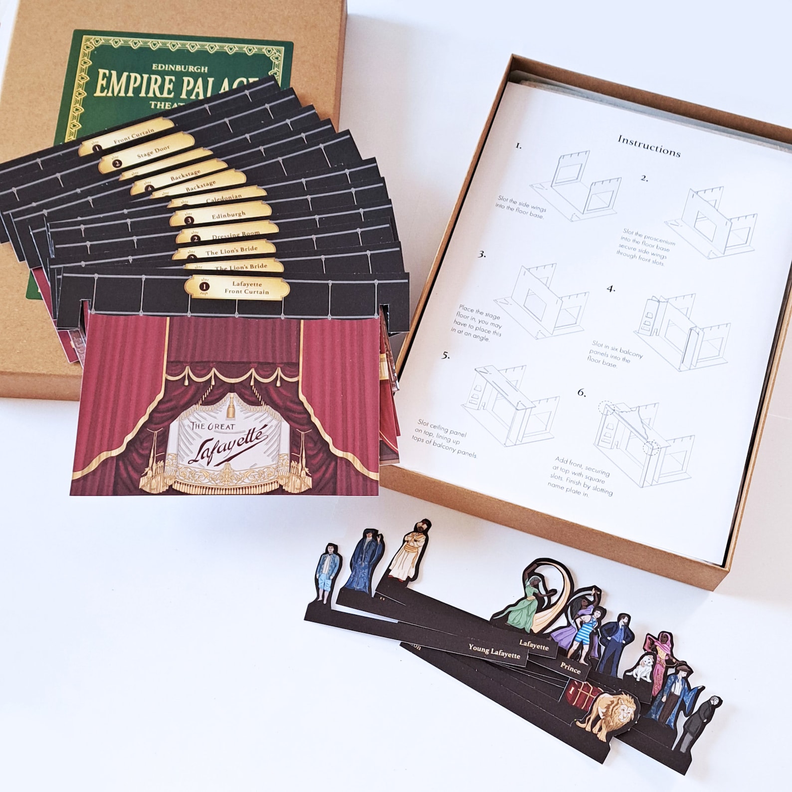 Wooden Slot Together Empire Theatre - Etsy