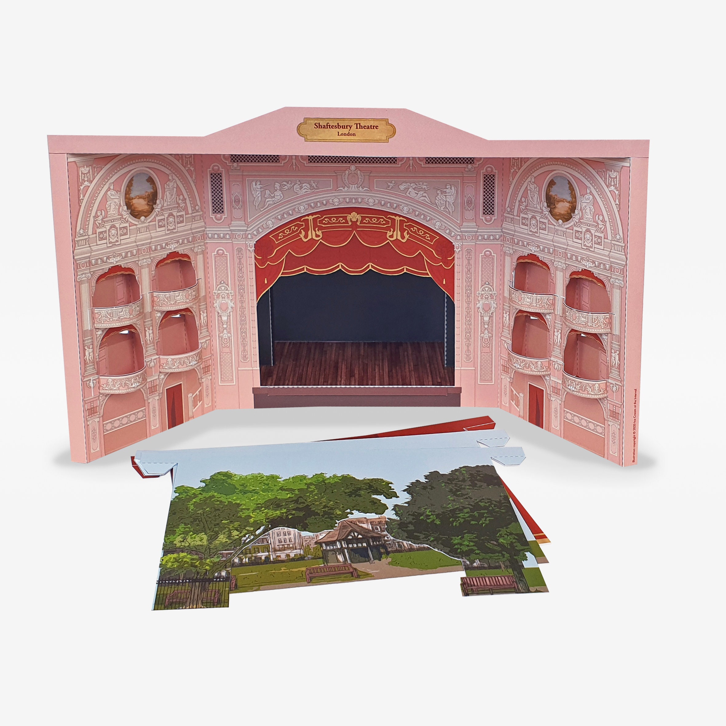 Shaftesbury Theatre London Cut Out and Build Your Own - Etsy UK