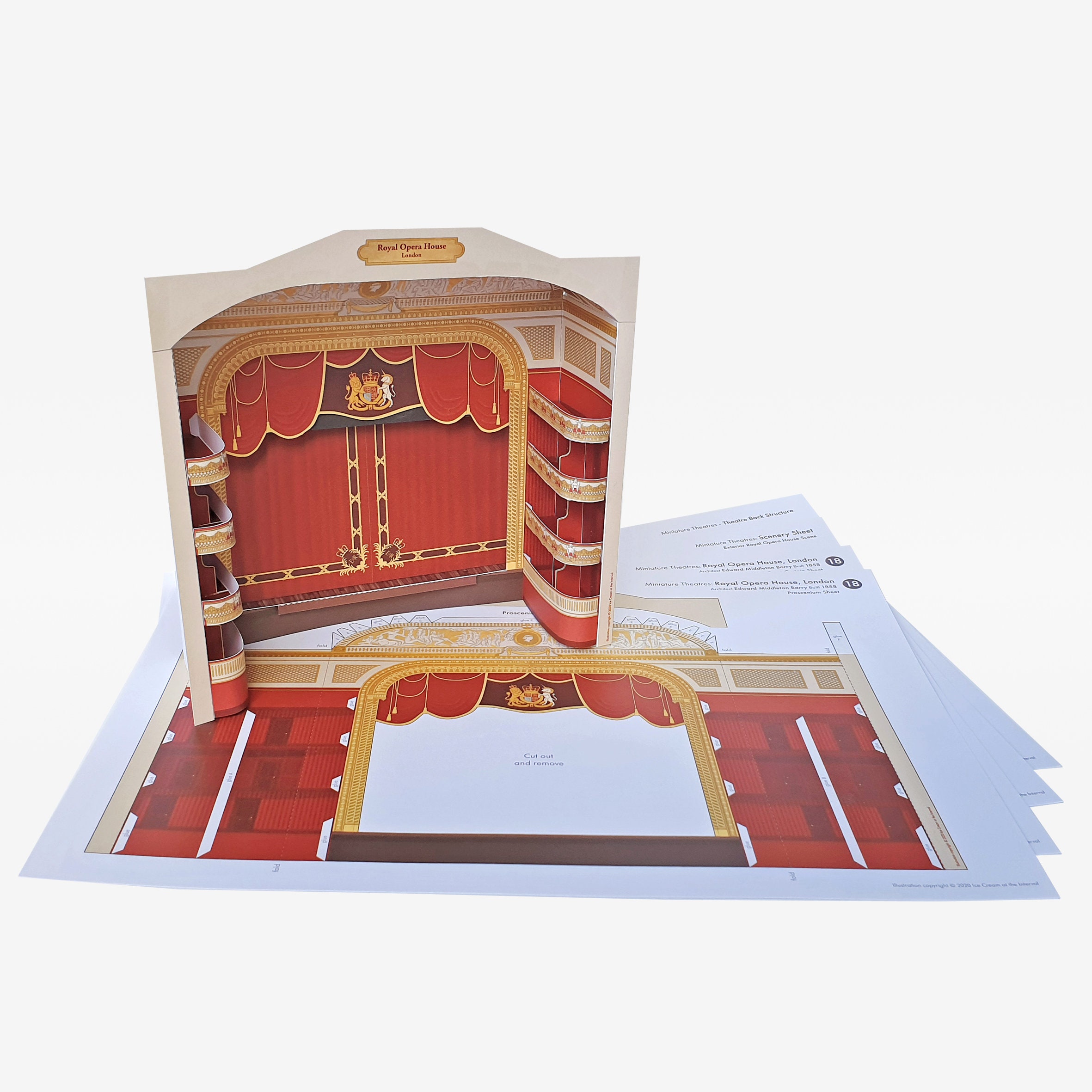 Royal Opera House, London - Cut Out and Build Your Own Miniature ...