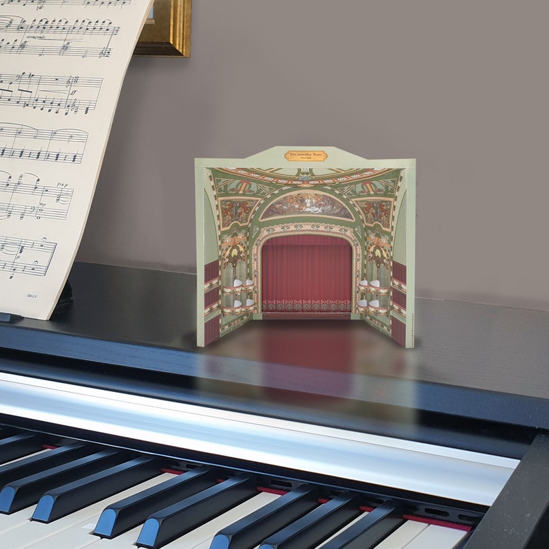New Amsterdam Theater, New York - Cut Out and Build Your Own Miniature ...