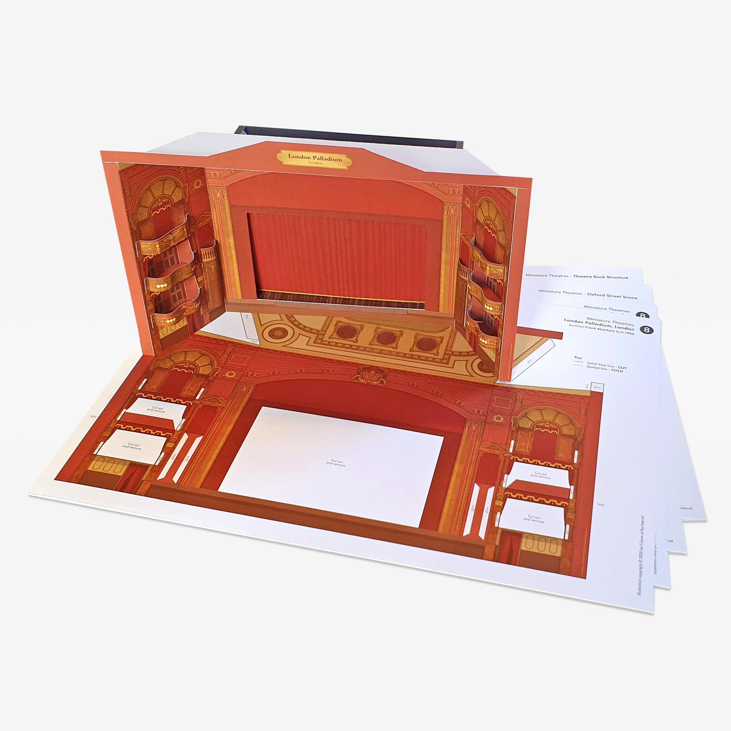 London Palladium, London - Cut Out and Build Your Own Miniature Theatre ...
