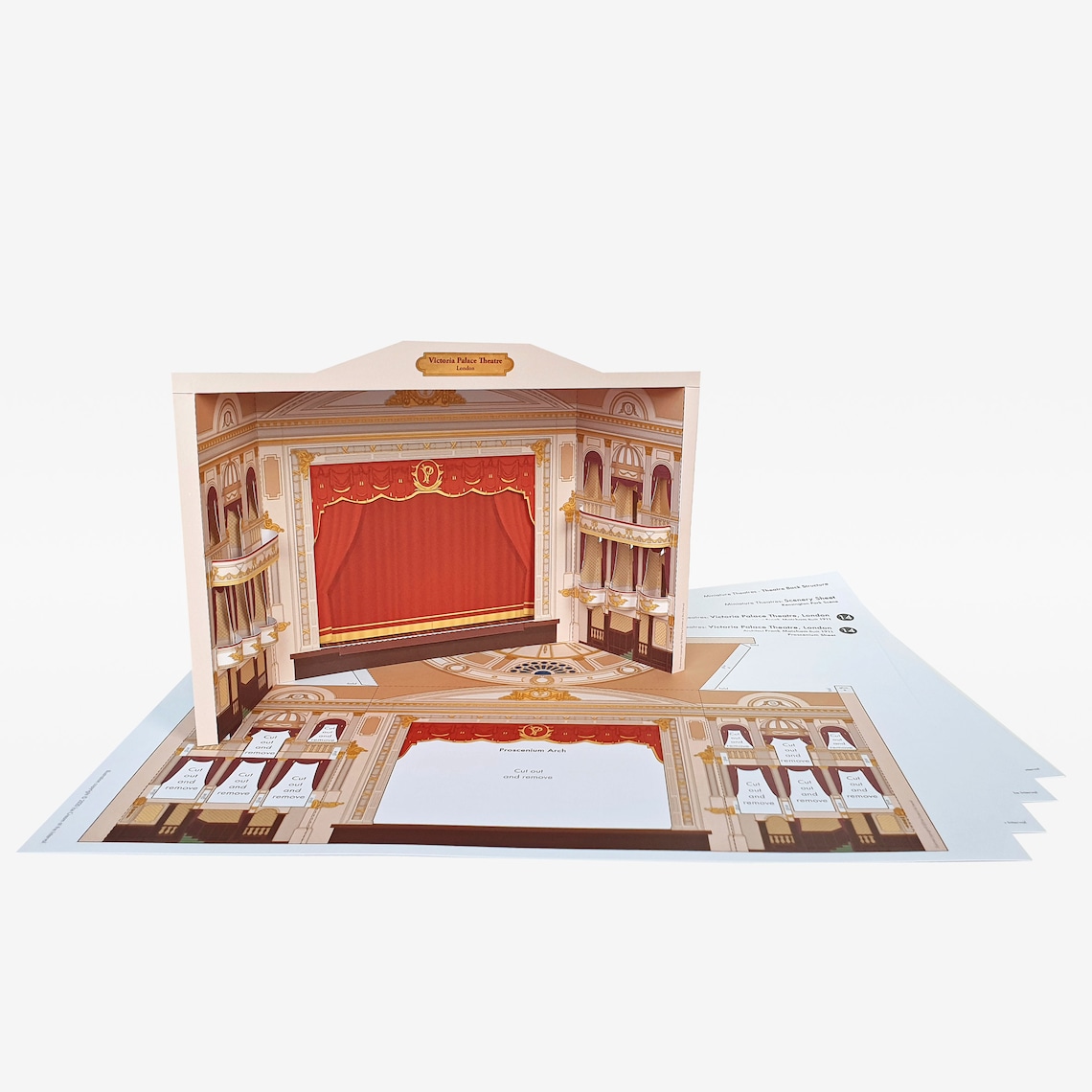 Victoria Palace Theatre, London - Cut Out and Build Your Own Miniature ...