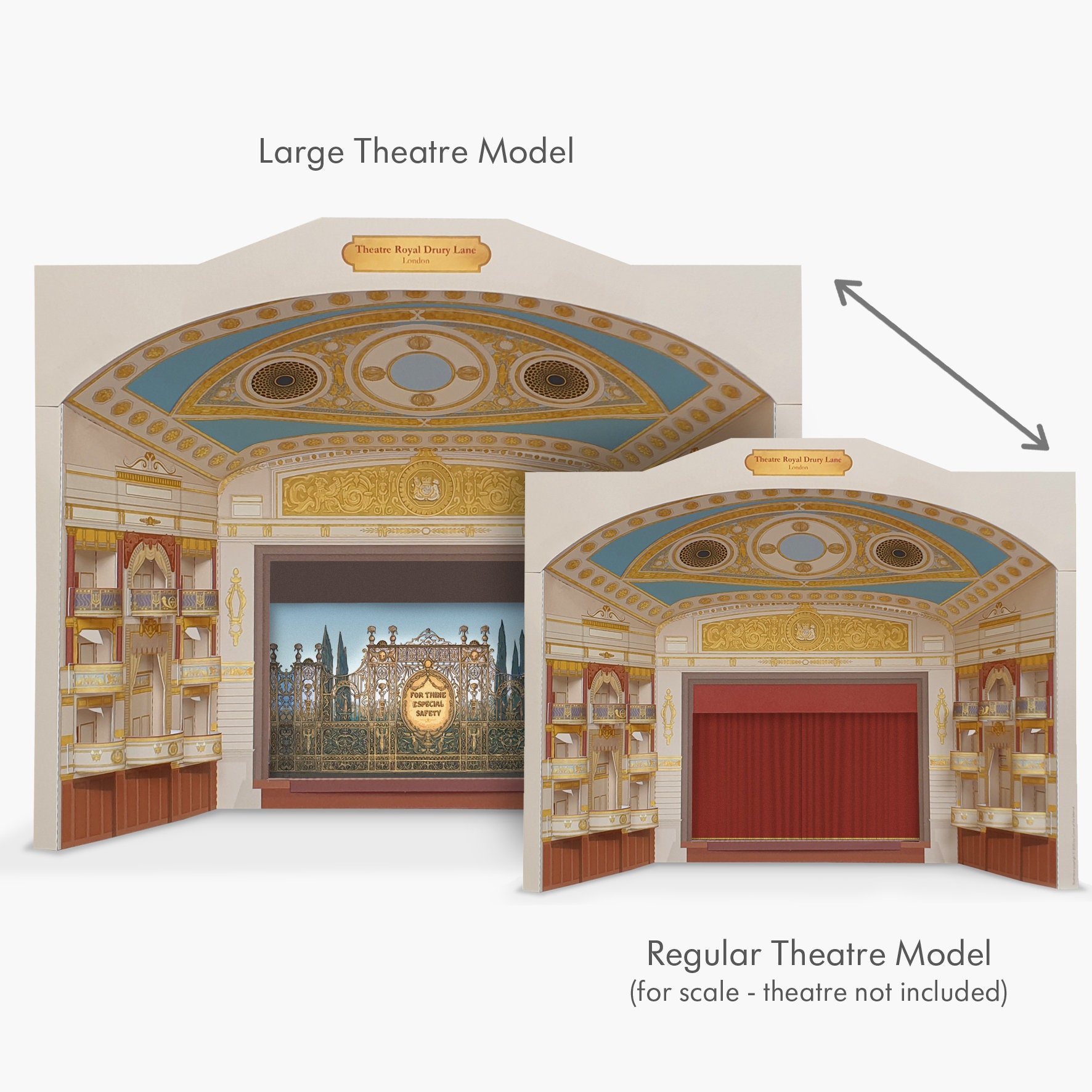 Theatre Royal Drury Lane, London large Cut Out and Build Your Own ...