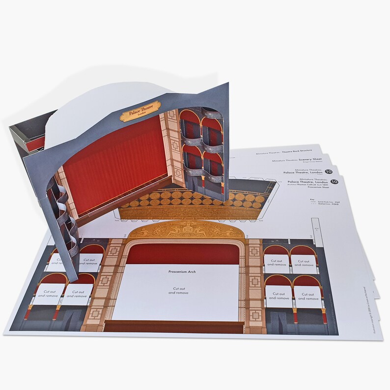 Palace Theatre, London - Cut Out and Build Your Own Miniature Theatre ...