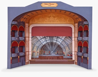Antique 'grand Theatre' Paper Toy Theatre Printable - Etsy