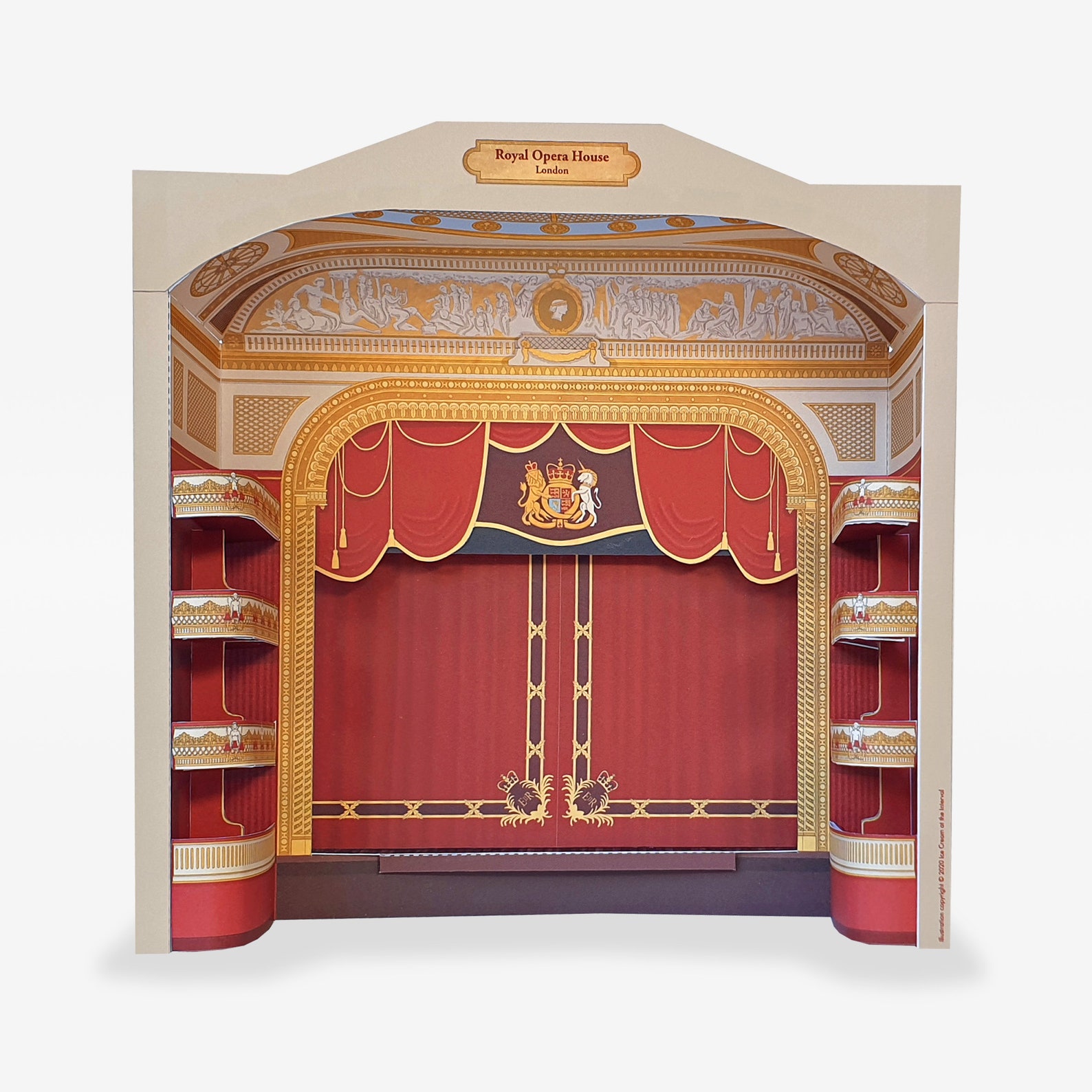 Royal Opera House, London - Cut Out and Build Your Own Miniature ...