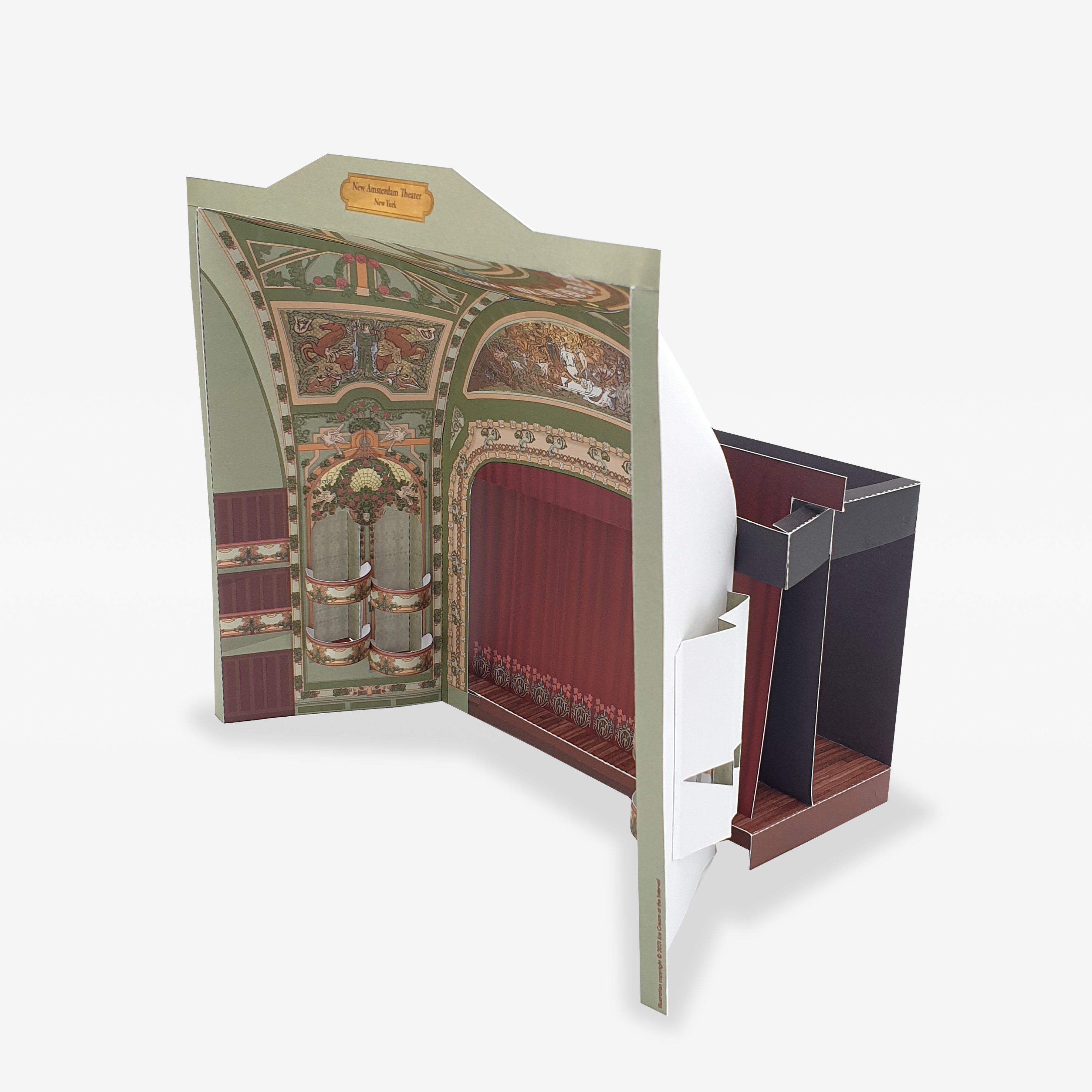 New Amsterdam Theater, New York - Cut Out and Build Your Own Miniature ...