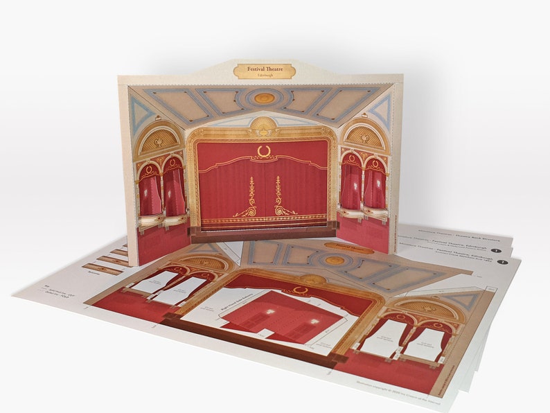 Festival Theatre, Edinburgh - Cut Out and Build Your Own Miniature ...