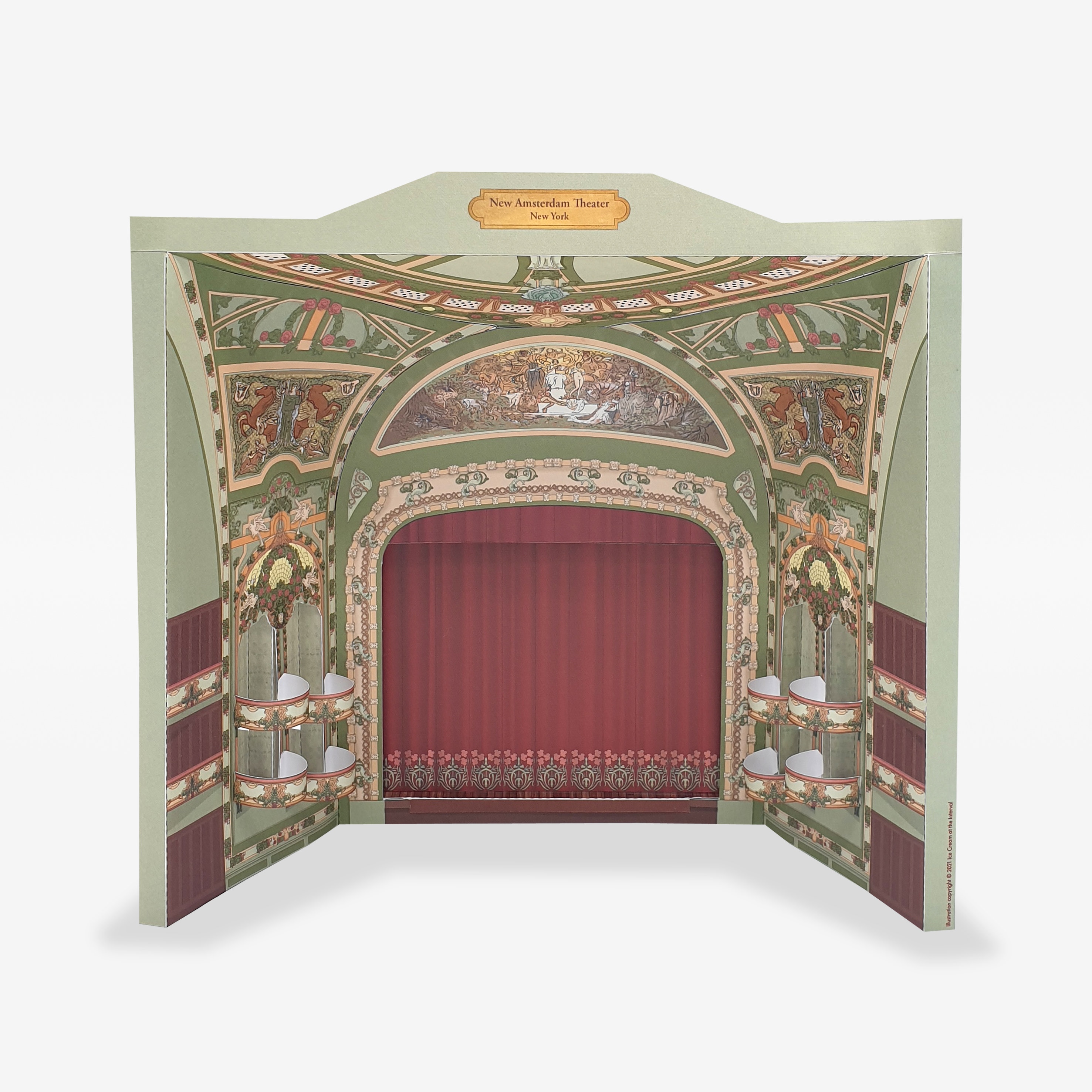 New Amsterdam Theater, New York - Cut Out and Build Your Own Miniature ...