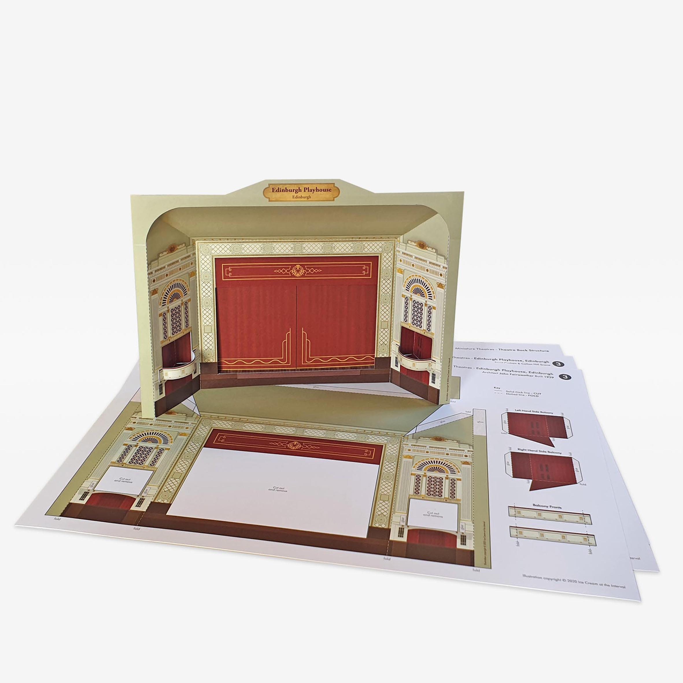 Edinburgh Playhouse Theatre - Cut Out and Build Your Own Miniature ...