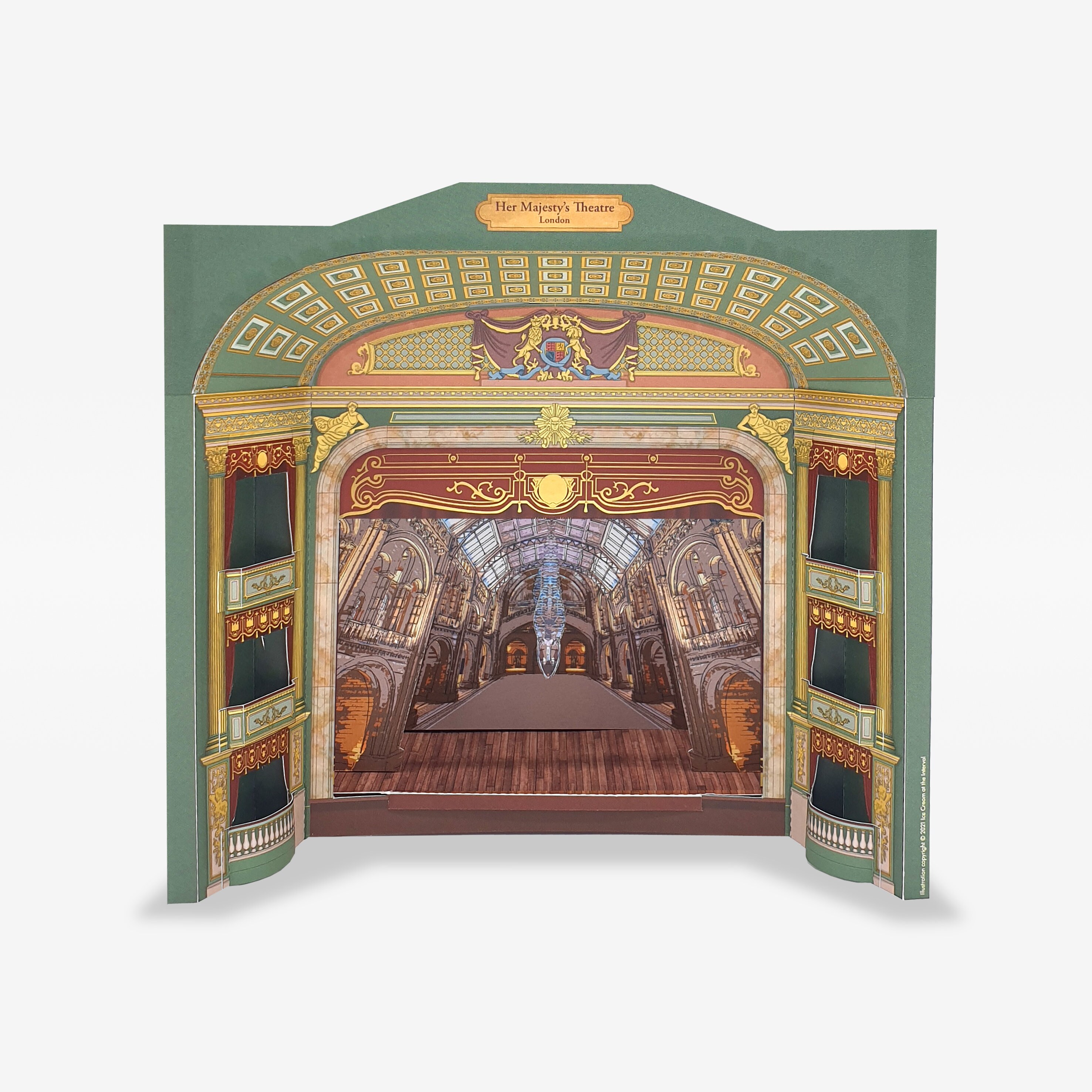 Her Majesty's Theatre, London Cut Out and Build Your Own Miniature ...