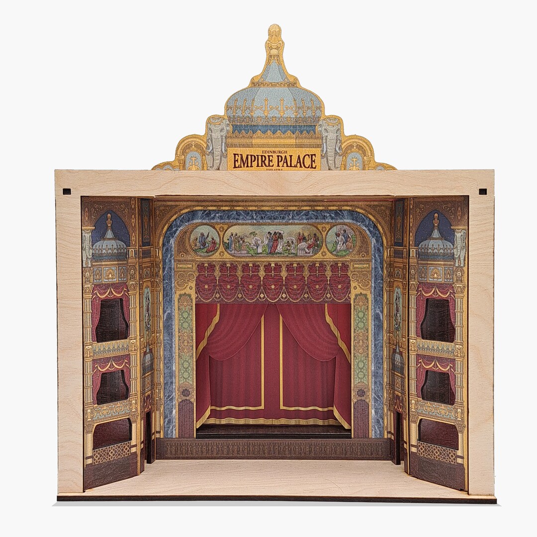 Wooden Slot Together Empire Theatre - Etsy