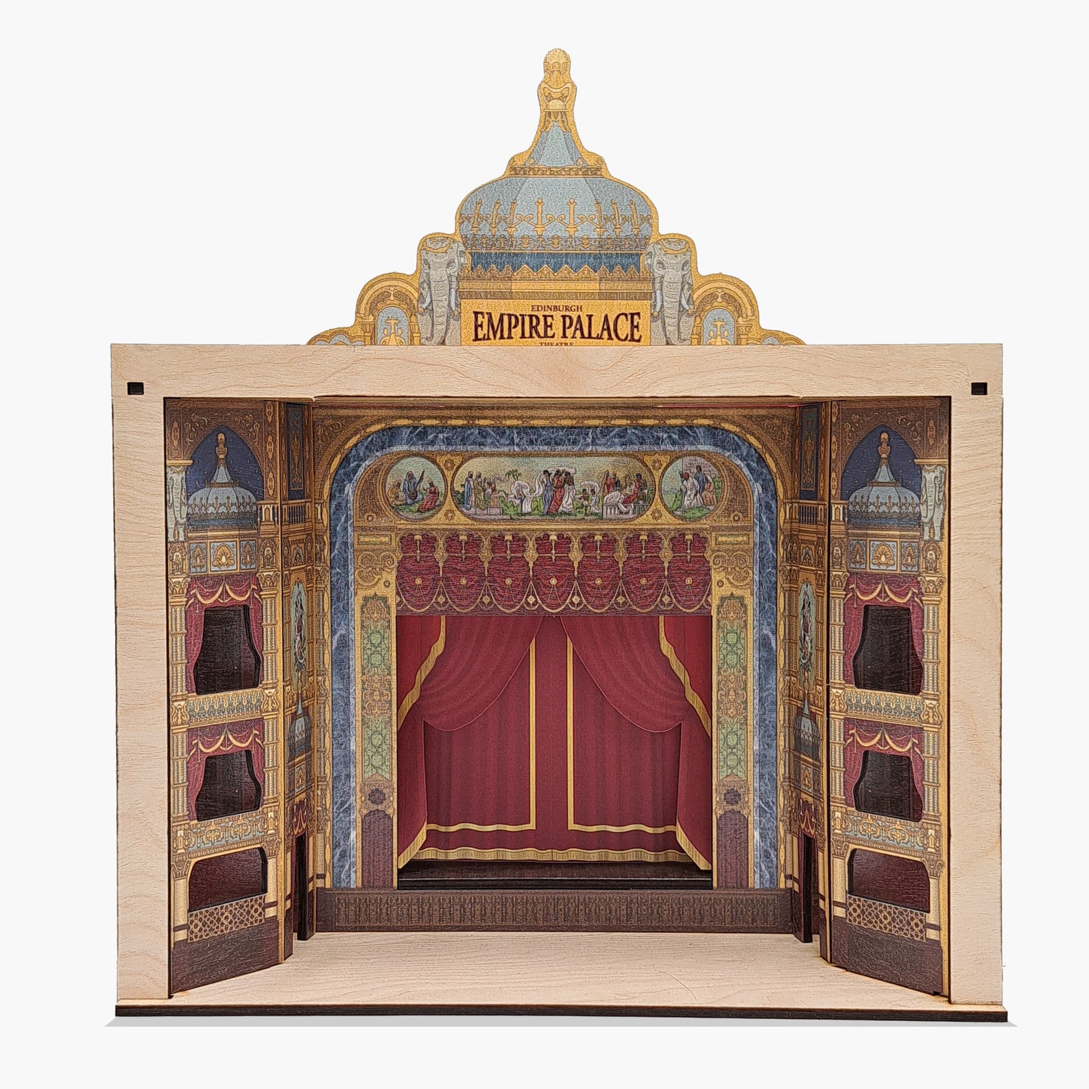 Wooden Slot Together Empire Theatre - Etsy