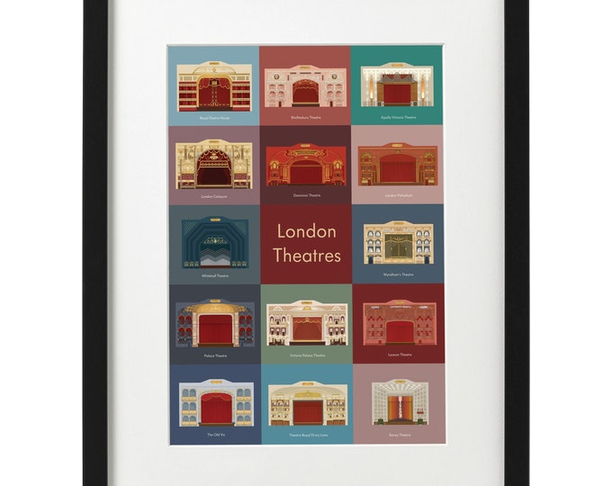 22 London Theatre Postcards - Etsy UK