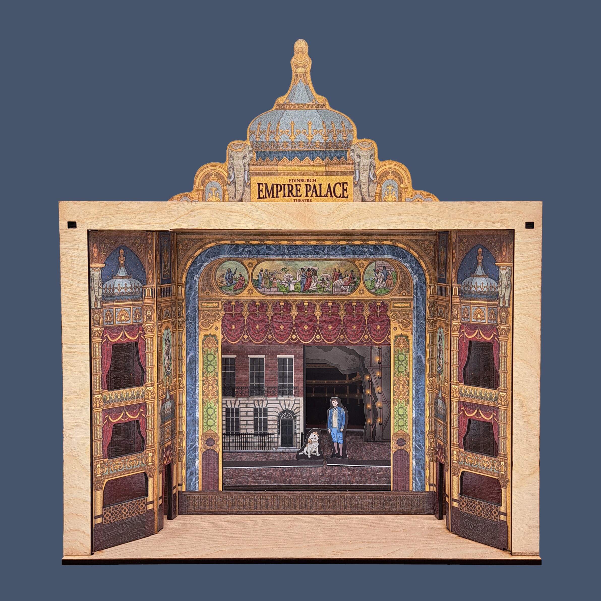 Wooden Slot Together Empire Theatre - Etsy
